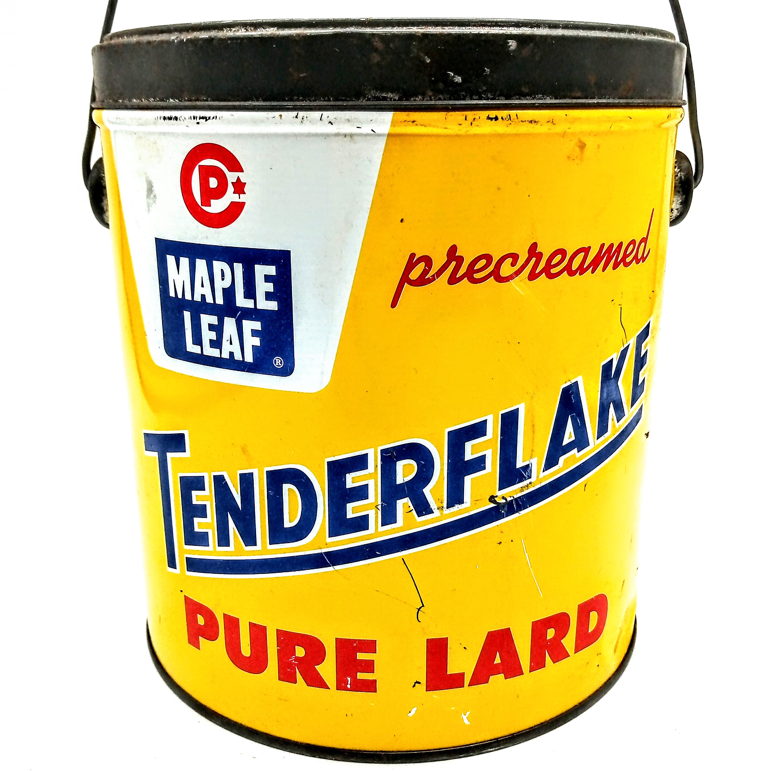 Maple Leaf Tenderflake Lard Pail - Parry's Vintage