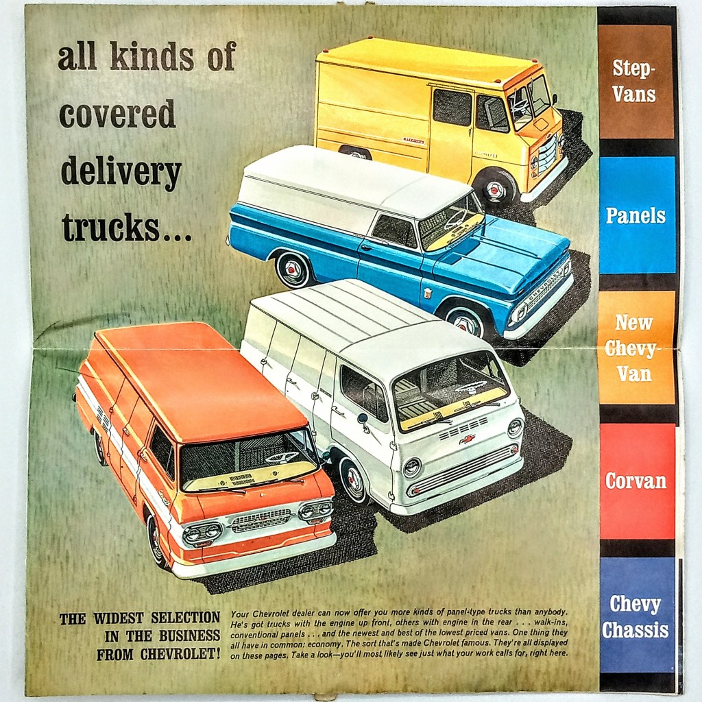 1960's Chevy Van/Truck Sales Brochure - Parry's Vintage