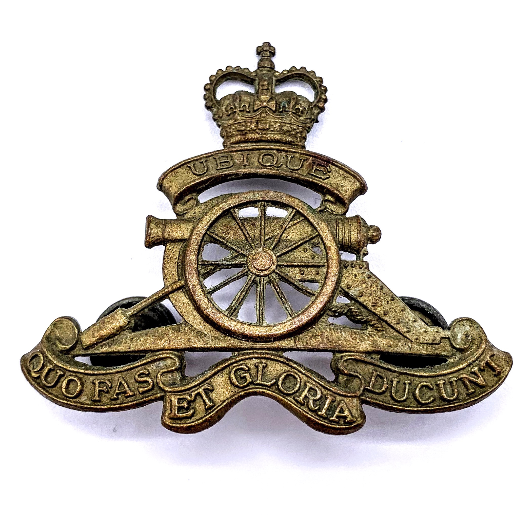 WWII Royal Artillery Cap Badge - Parry's Vintage