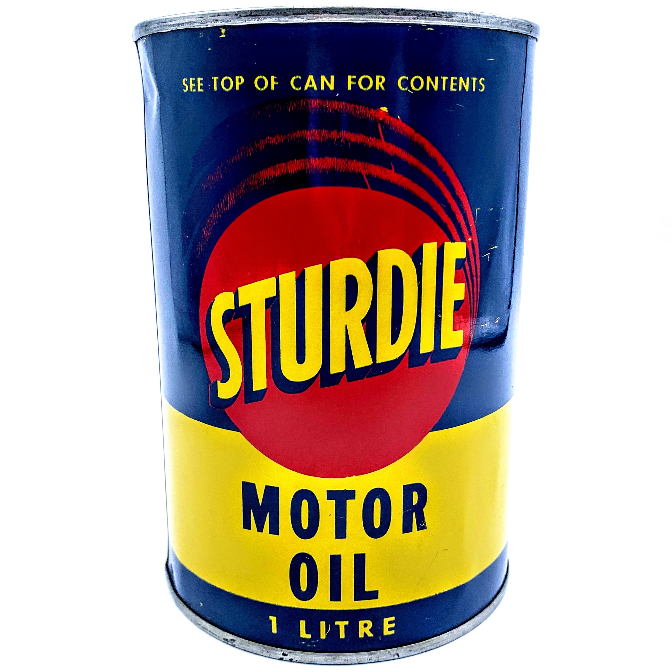 Sturdie Motor Oil Quart Can - Parry's Vintage