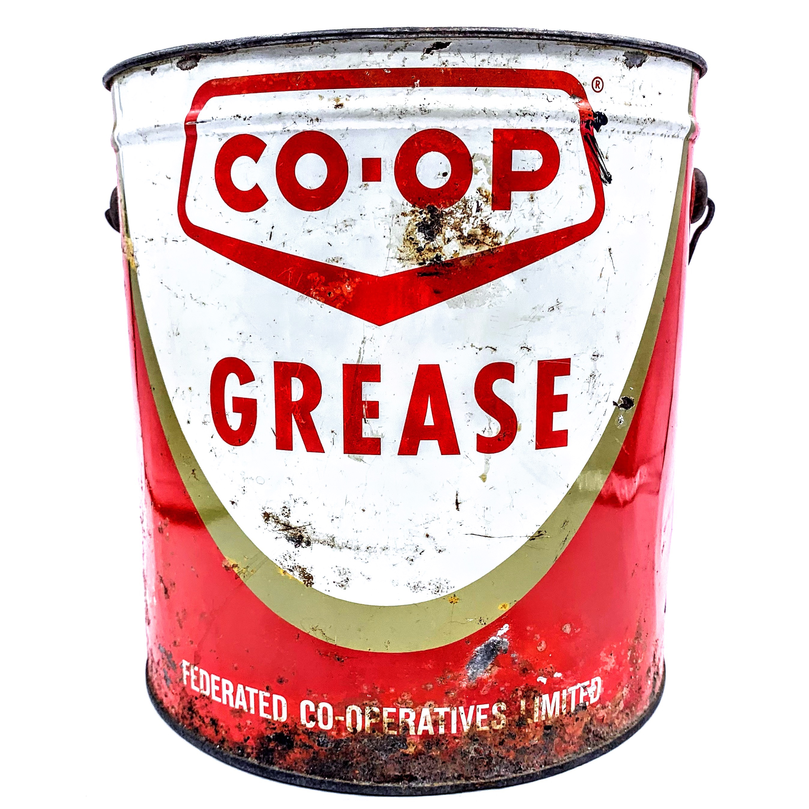 Co-Op 10 lbs Grease Tin - Parry's Vintage