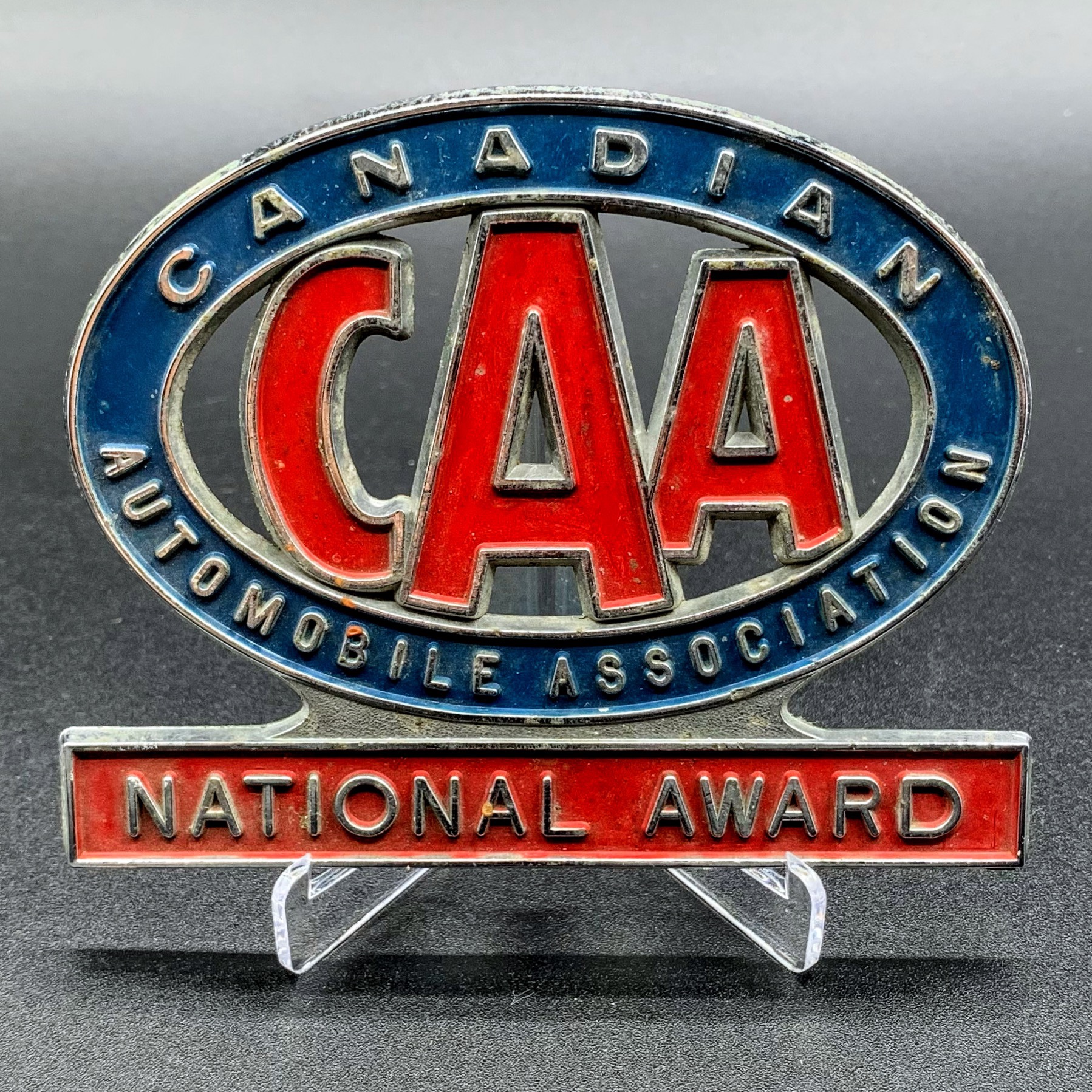 CAA National Award License Plate Topper - Parry's Vintage