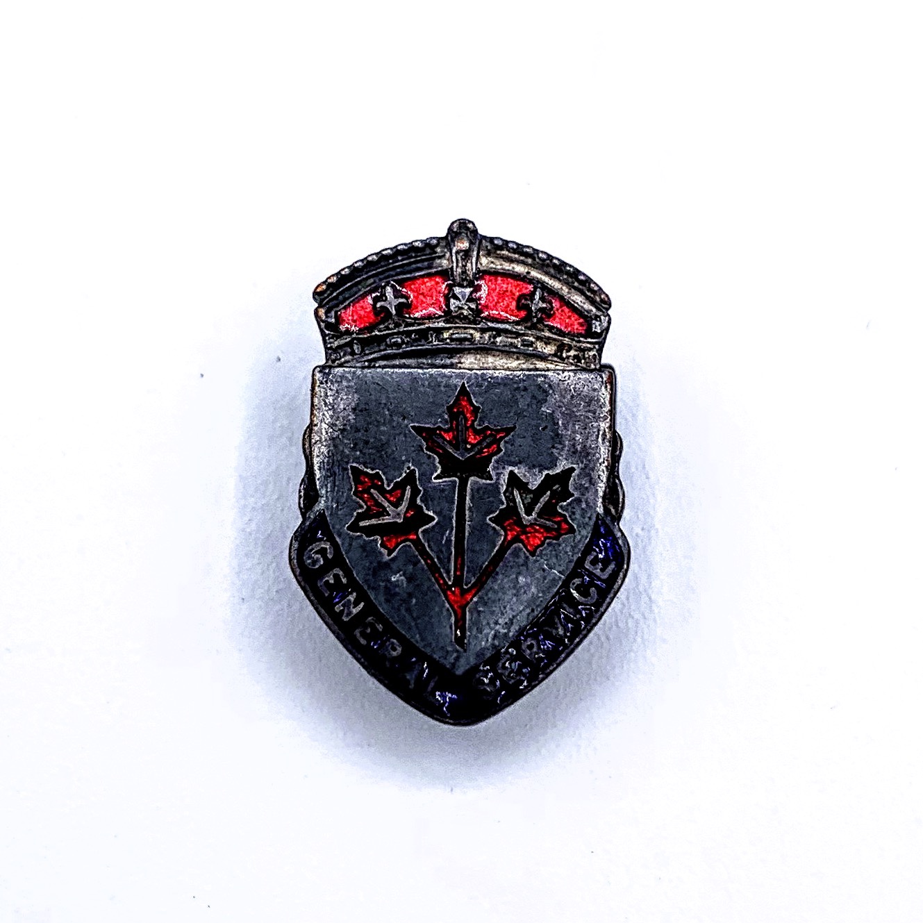 WWII Canada General Service Lapel Pin - Parry's Vintage