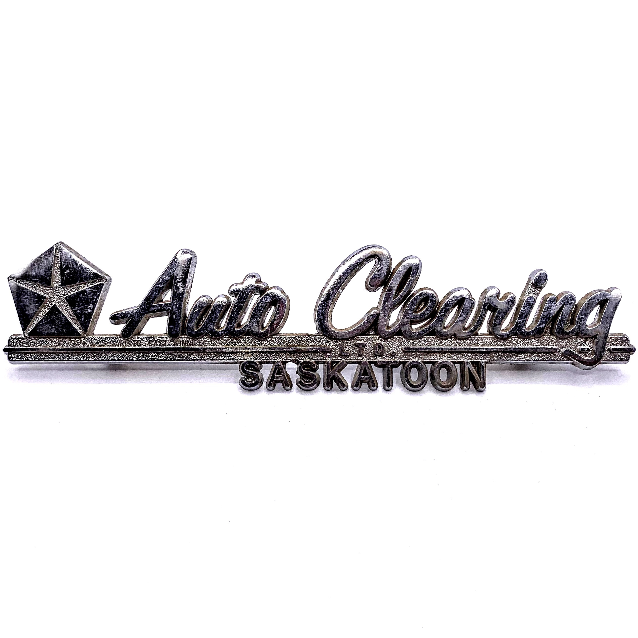 Auto Clearing Dealership Badge - Saskatoon, SK - Parry's Vintage