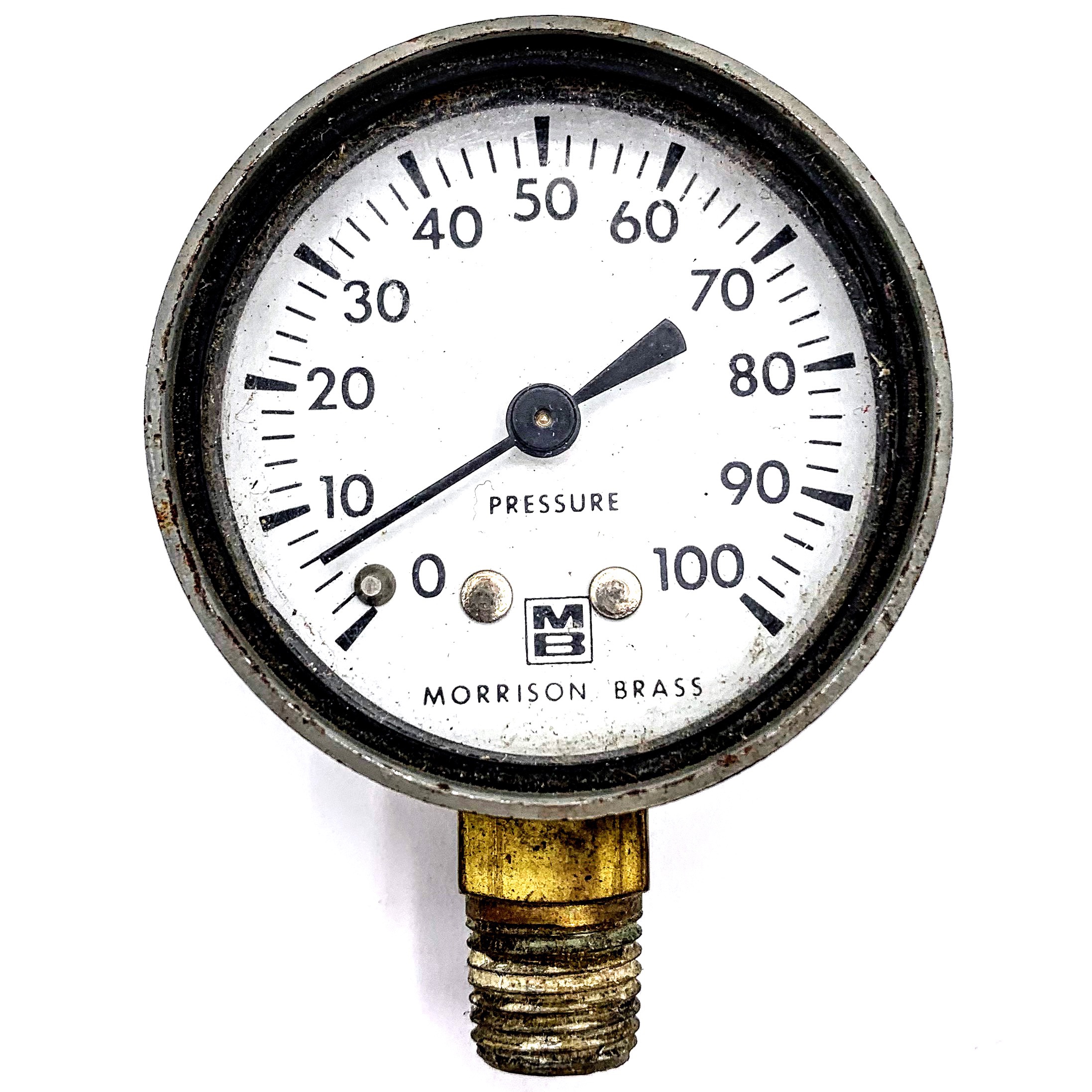 Morrison Brass Pressure Gauge - Parry's Vintage