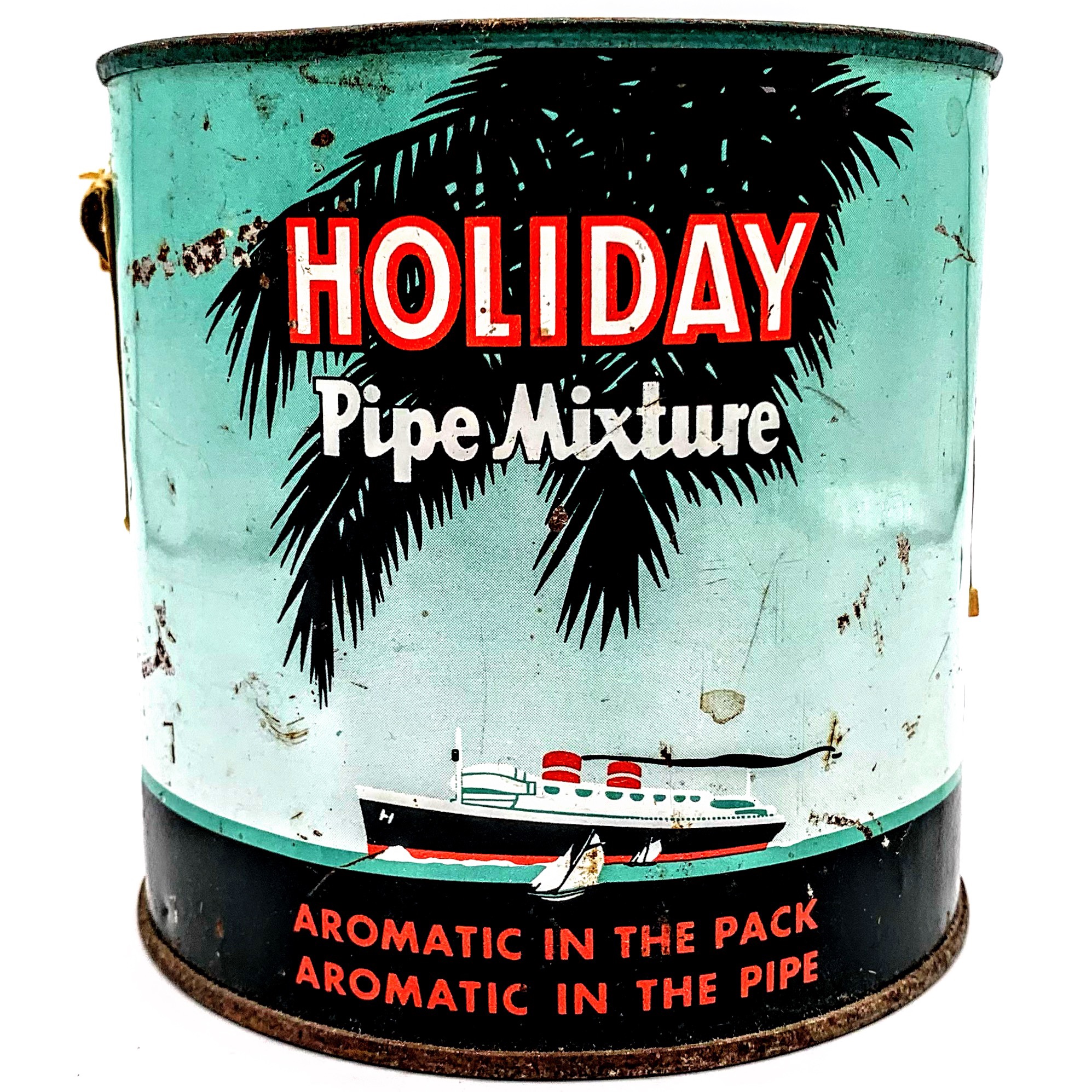 Holiday Pipe Mixture Tobacco Tin - Parry's Vintage