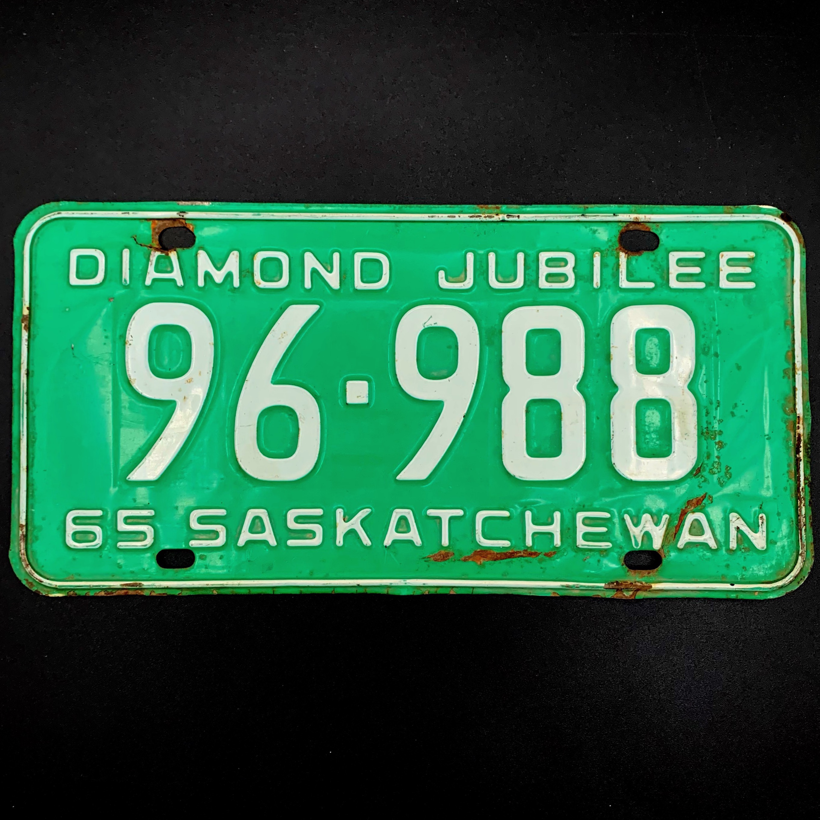 1965 Saskatchewan License Plate - Parry's Vintage
