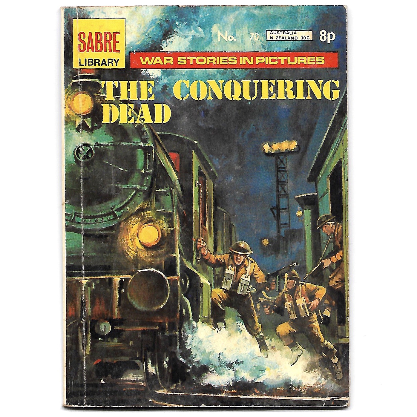 Sabre Library "The Conquering Dead" Comic Book - Parry's Vintage