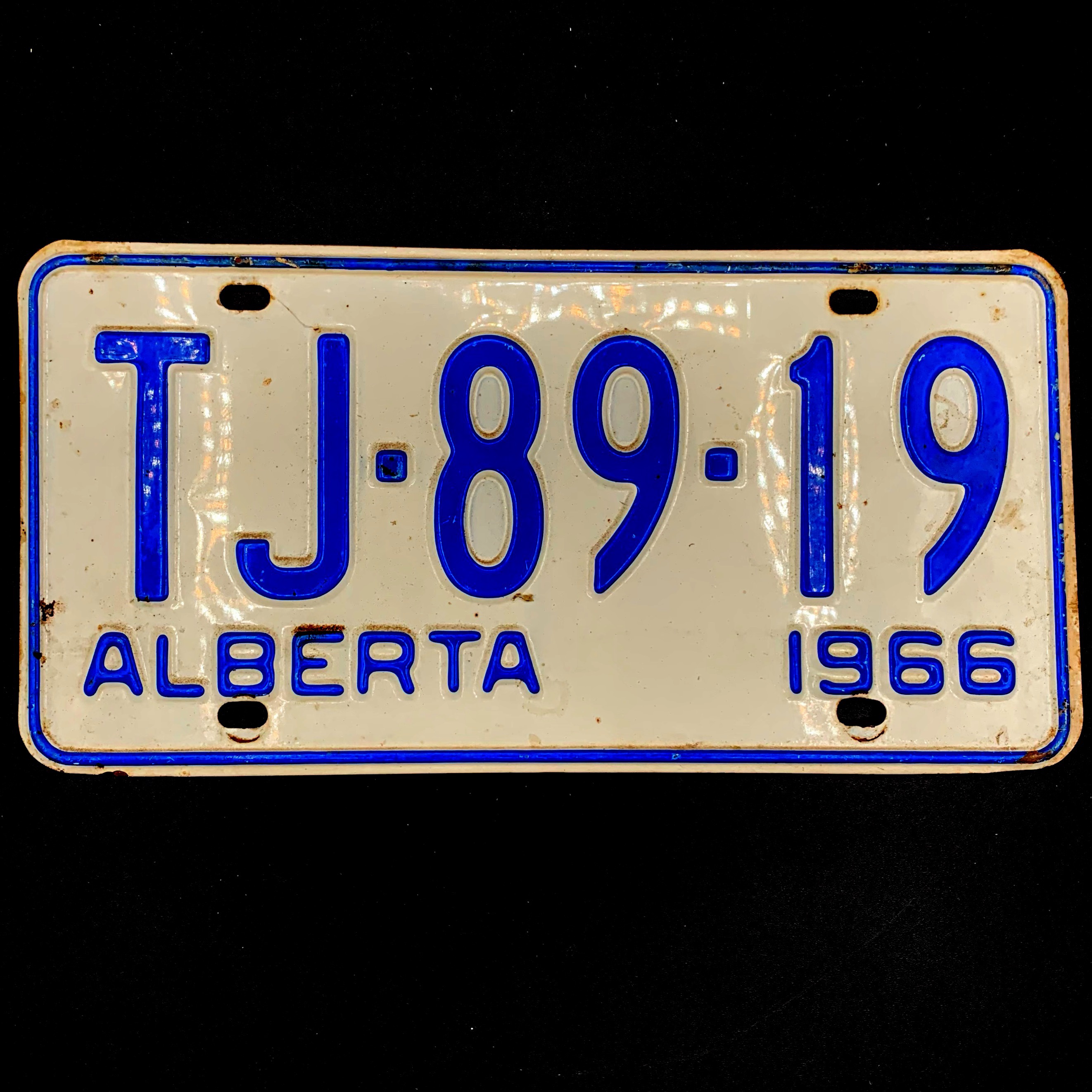 1966 Alberta License Plate - Parry's Vintage