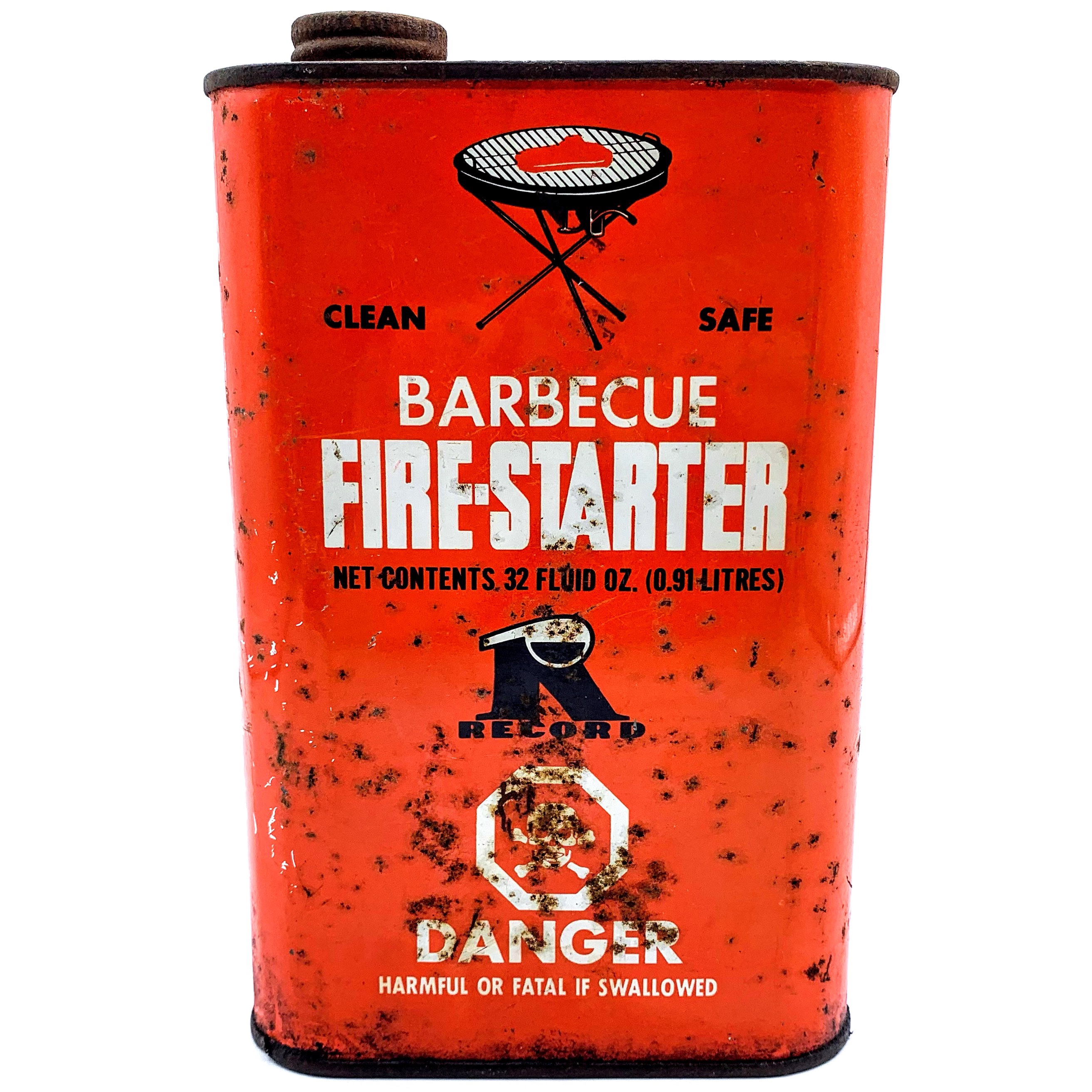 Record Barbecue Fire-Starter Tin - Parry's Vintage