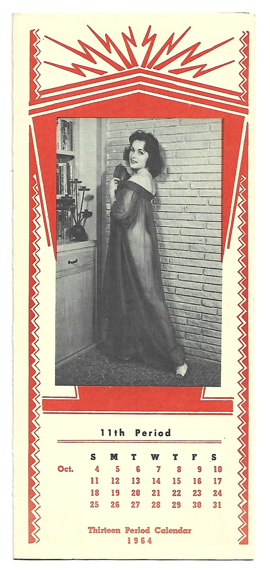 1964 Pin-Up Girl 13 Period Calendar - Parry's Vintage