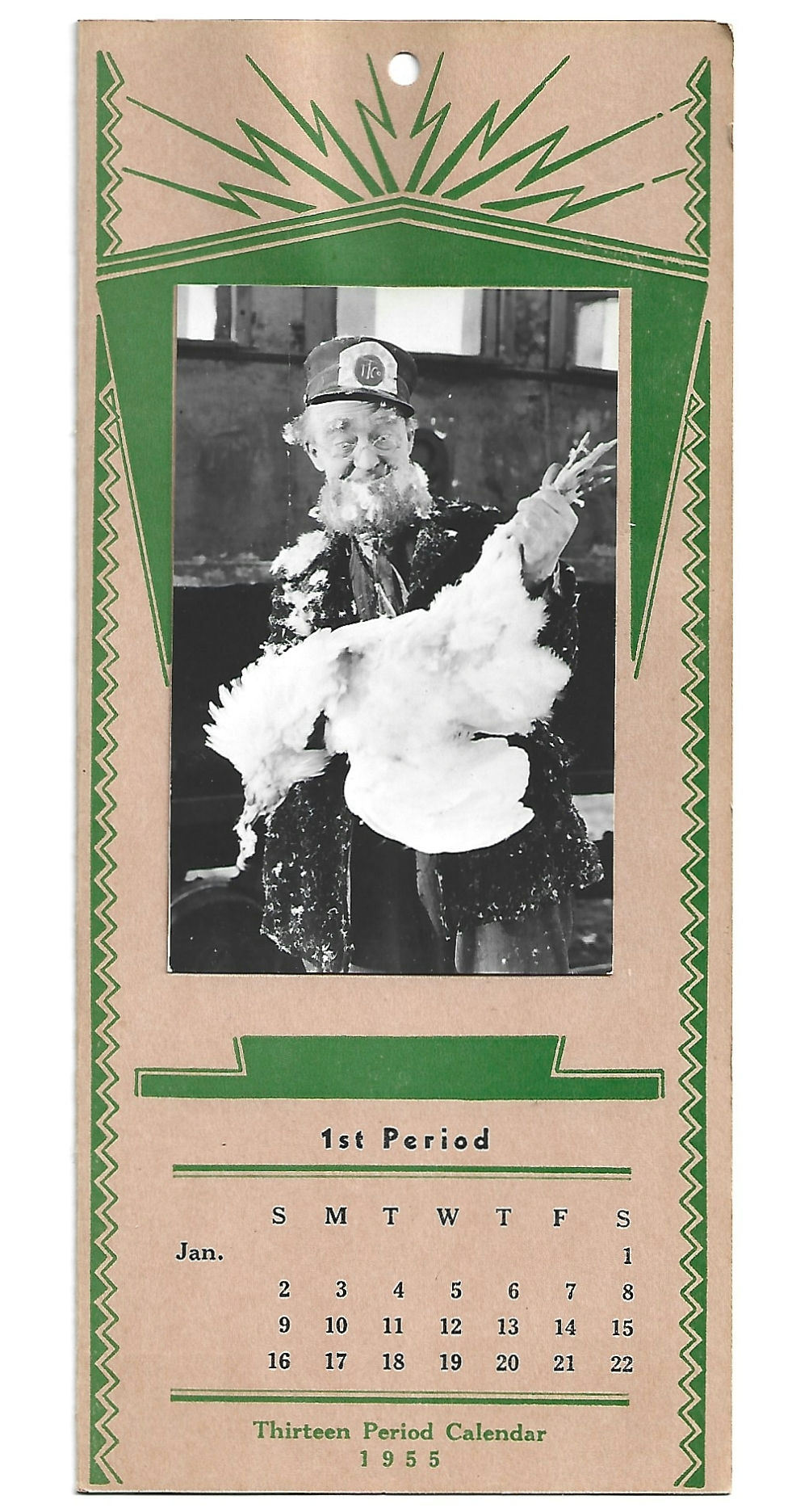 1955 Thirteen Period Calendar - Parry's Vintage