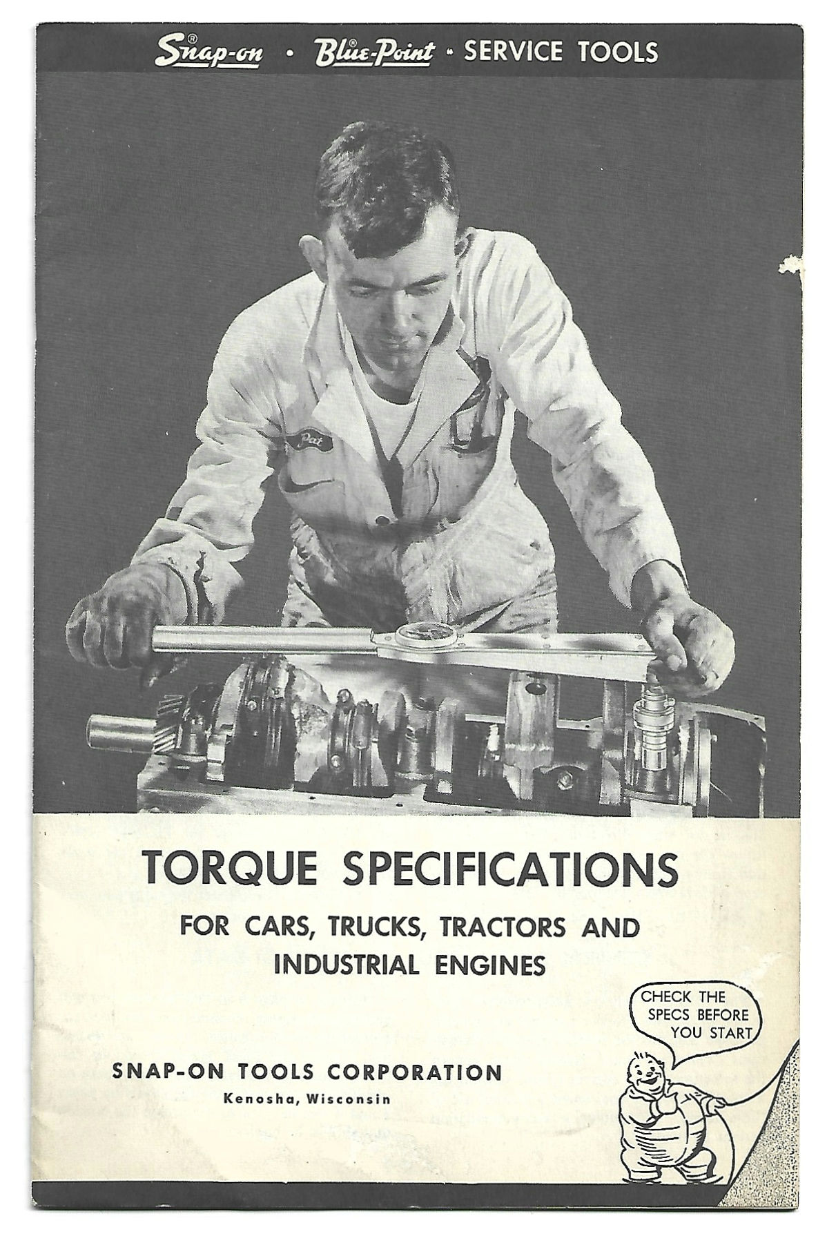 Snap-On Torque Specifications Manual - Parry's Vintage
