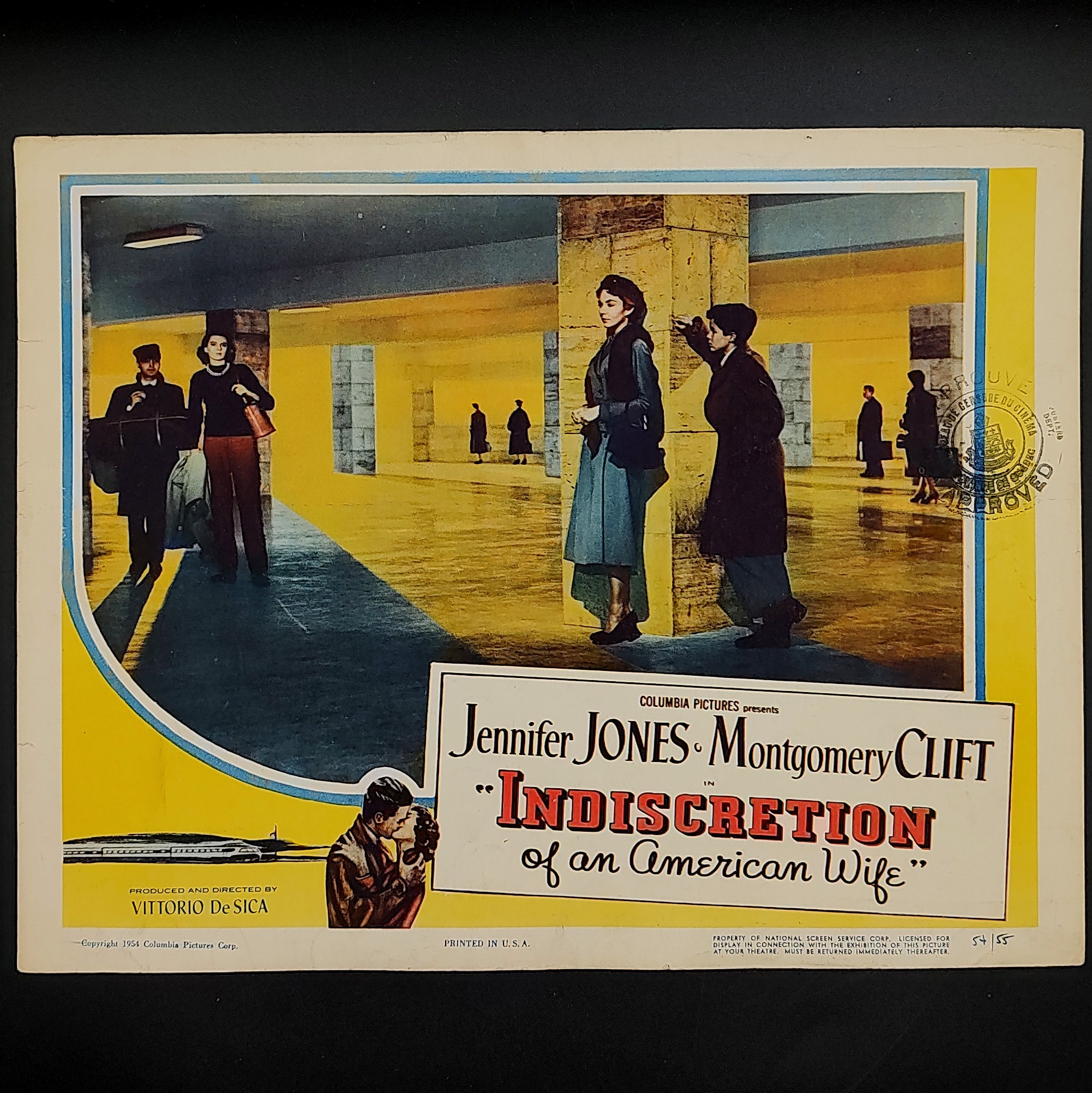 Indiscretion Of An American Wife 1954 Lobby Card - Parry's Vintage