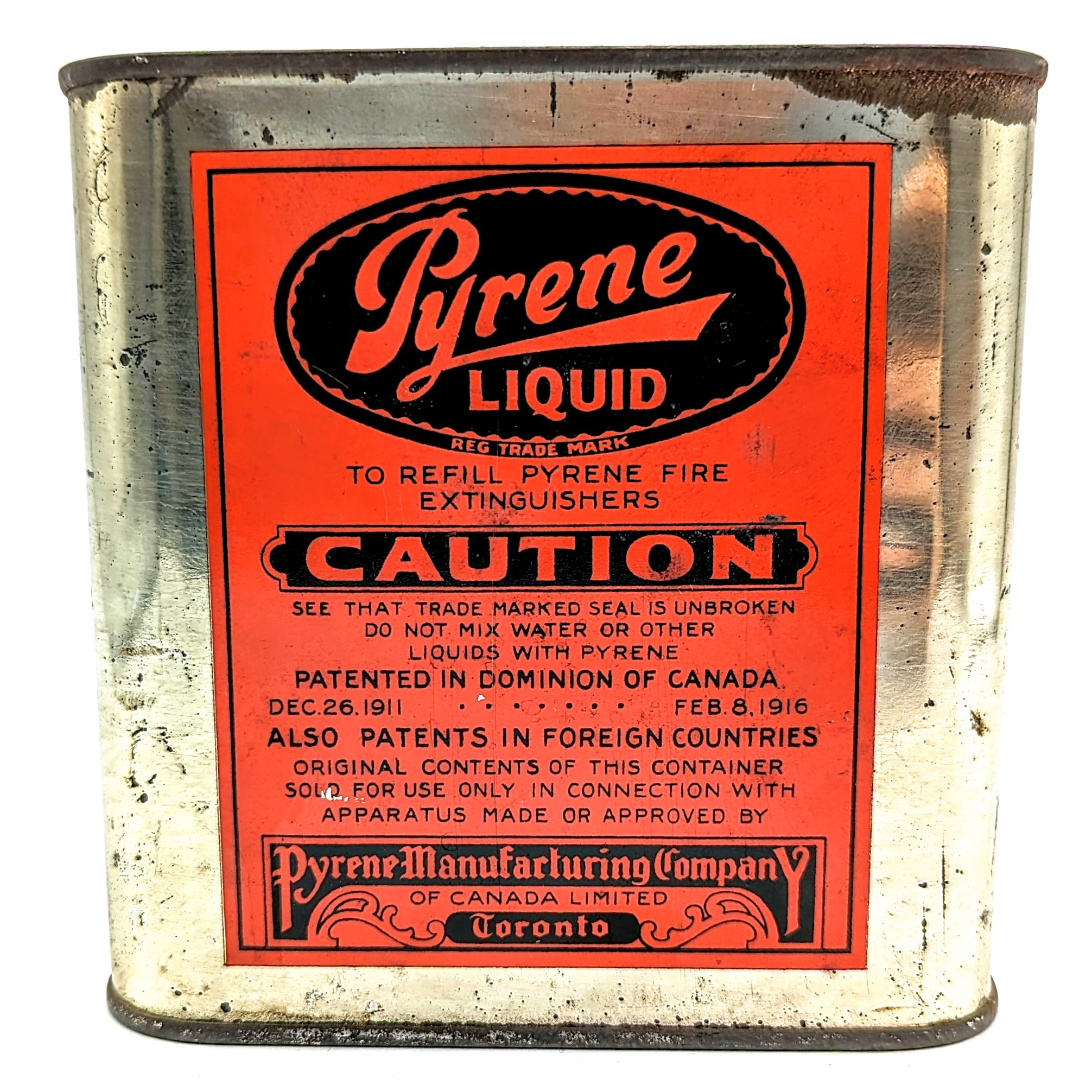Pyrene Fire Extinguisher Refill Tin - Parry's Vintage