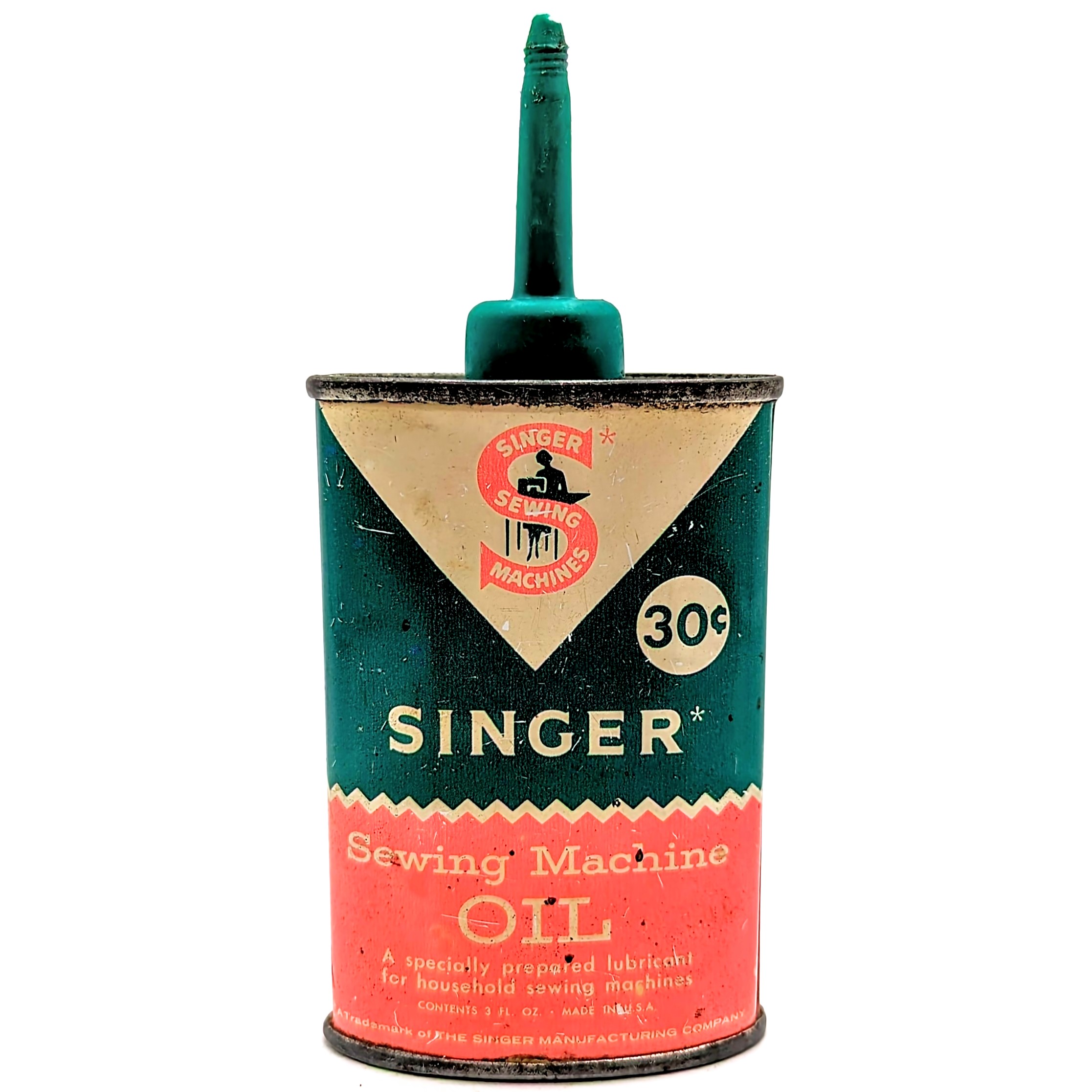 Singer Sewing Machine Oil 3oz Oiler - Parry's Vintage