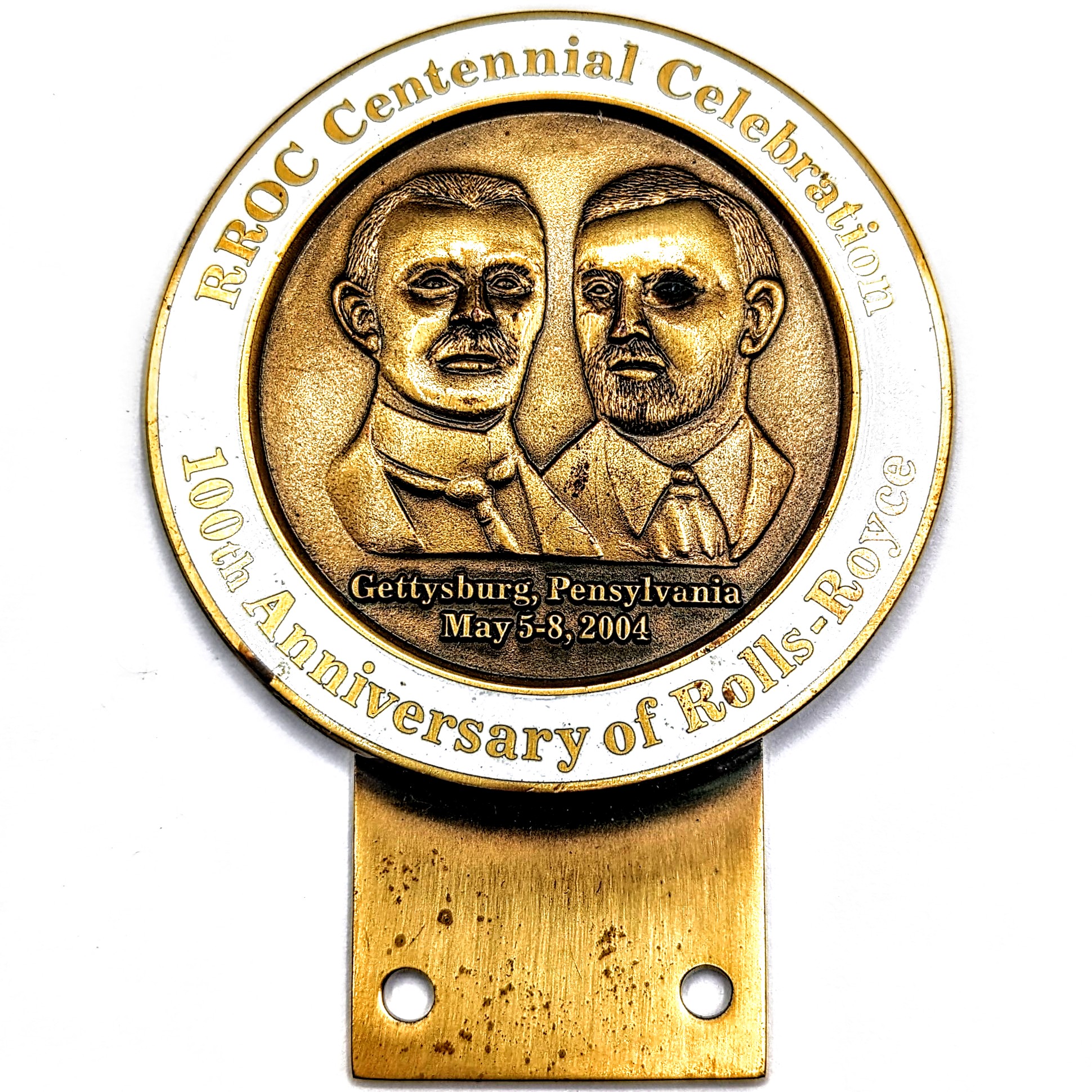 100th Anniversary of Rolls-Royce Car Badge - Parry's Vintage