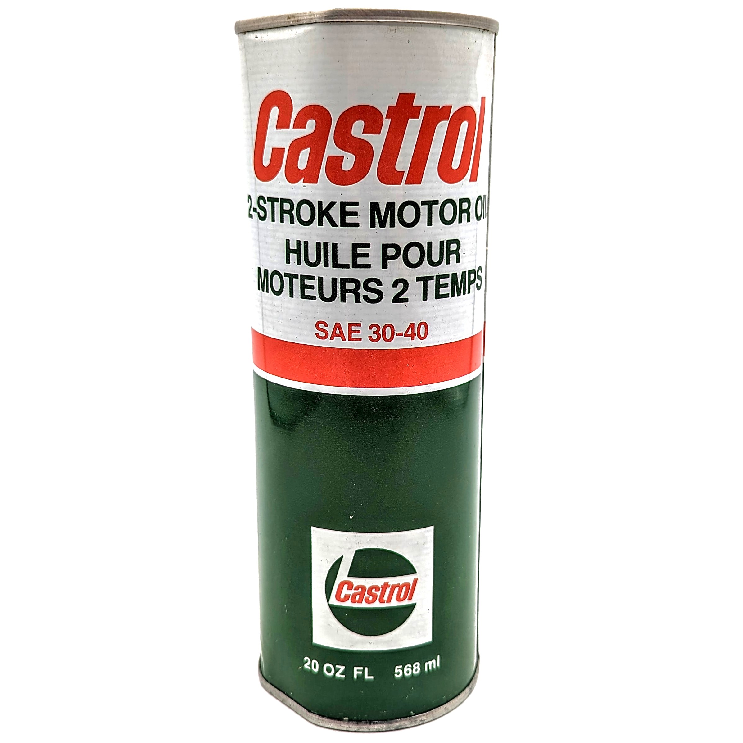 Castrol 2-Stroke Motor Oil Can - Parry's Vintage