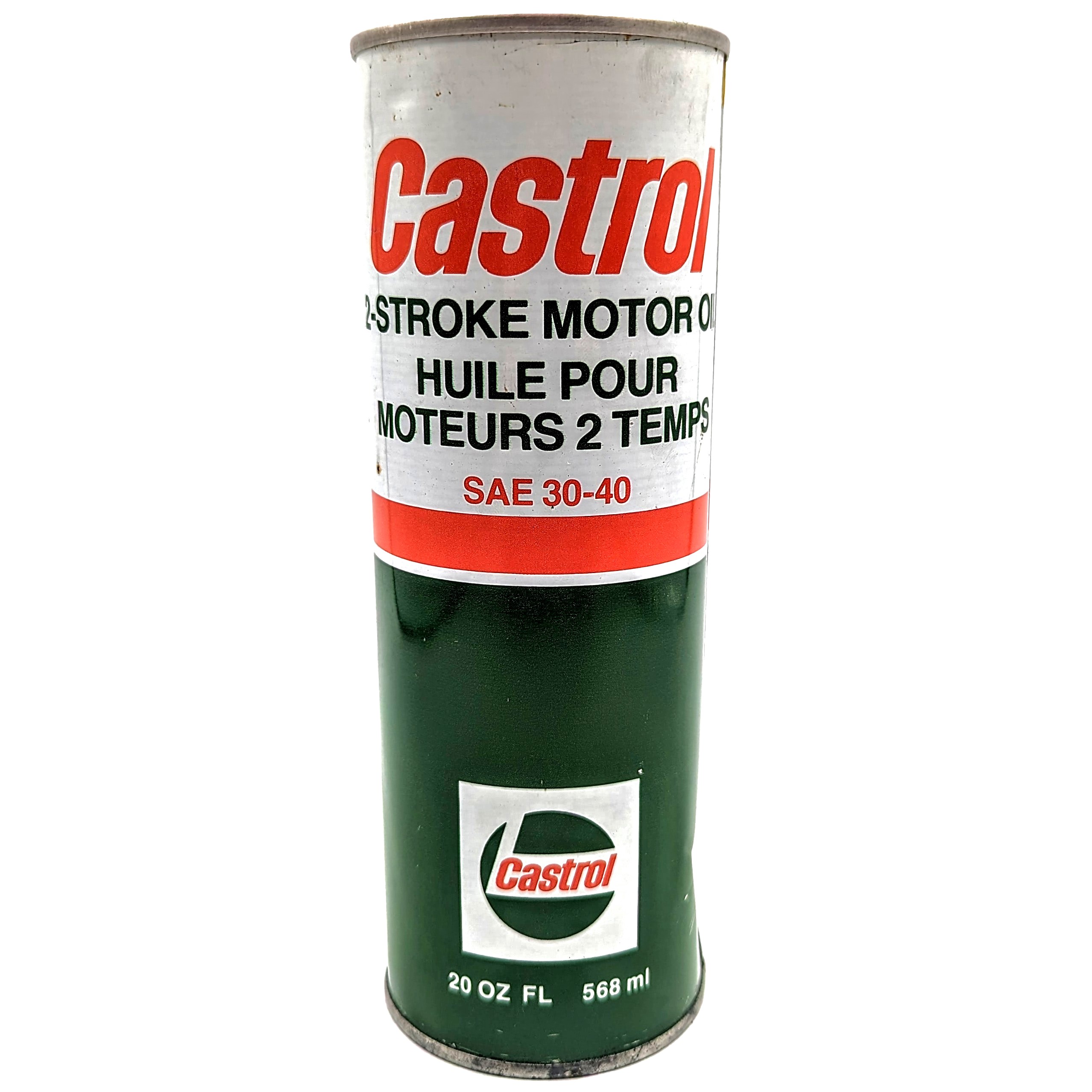 Castrol 2-Stroke Motor Oil Can - Parry's Vintage
