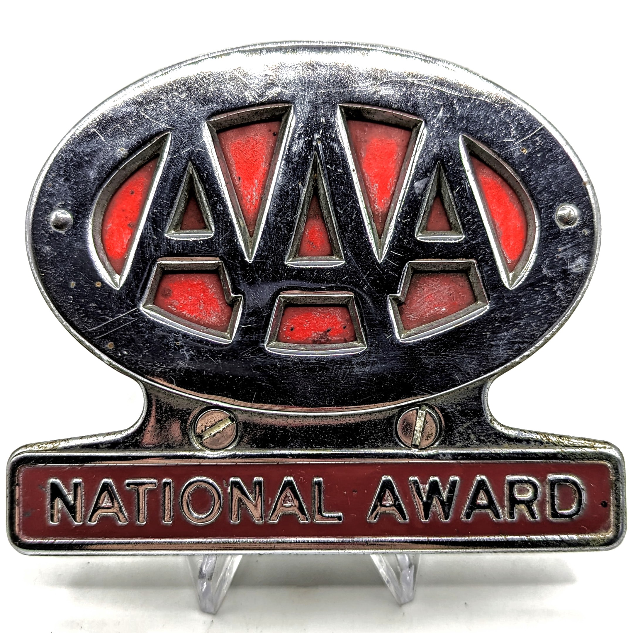 AAA National Award License Plate Topper - Parry's Vintage