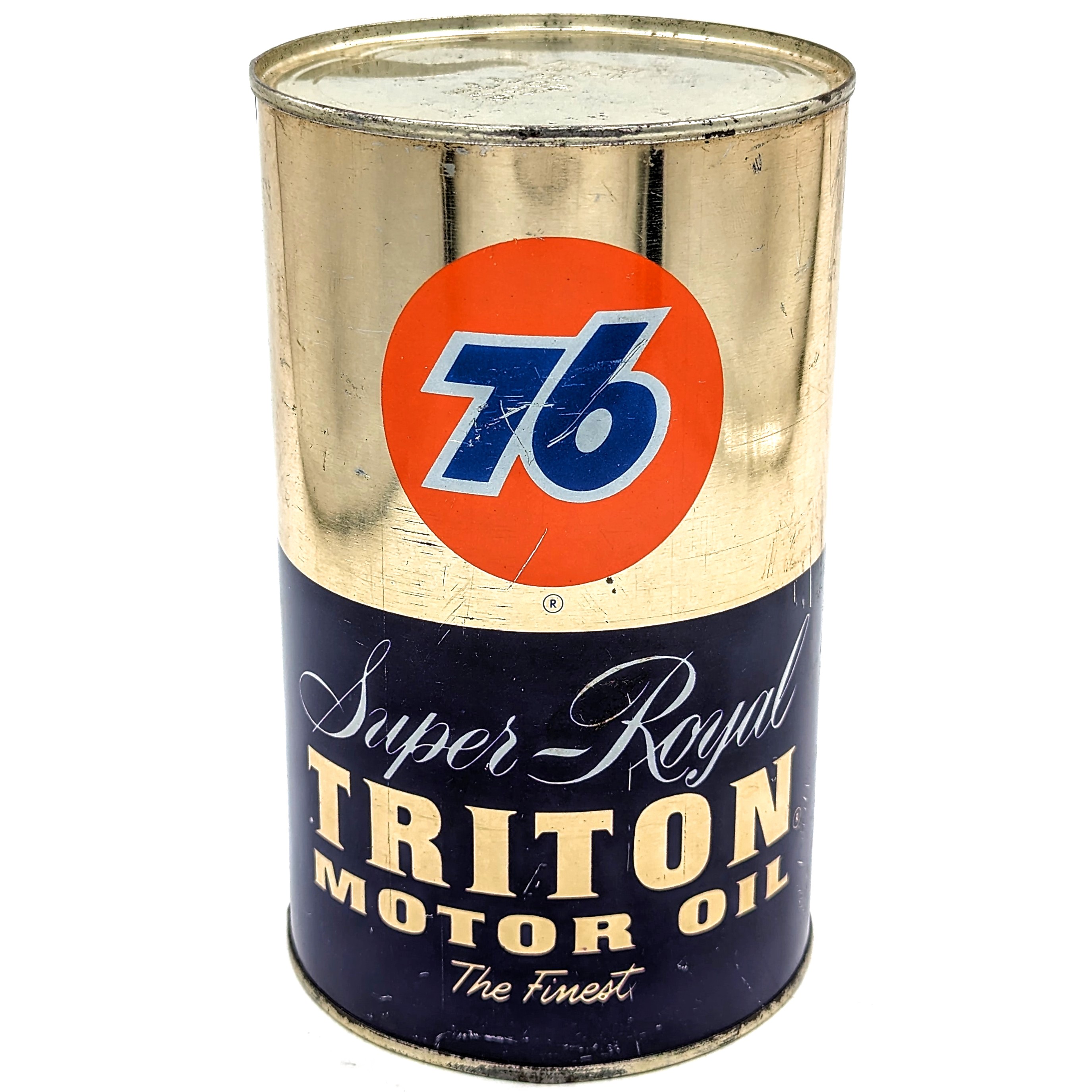 Super-Royal Triton Motor Oil Quart Can - Parry's Vintage