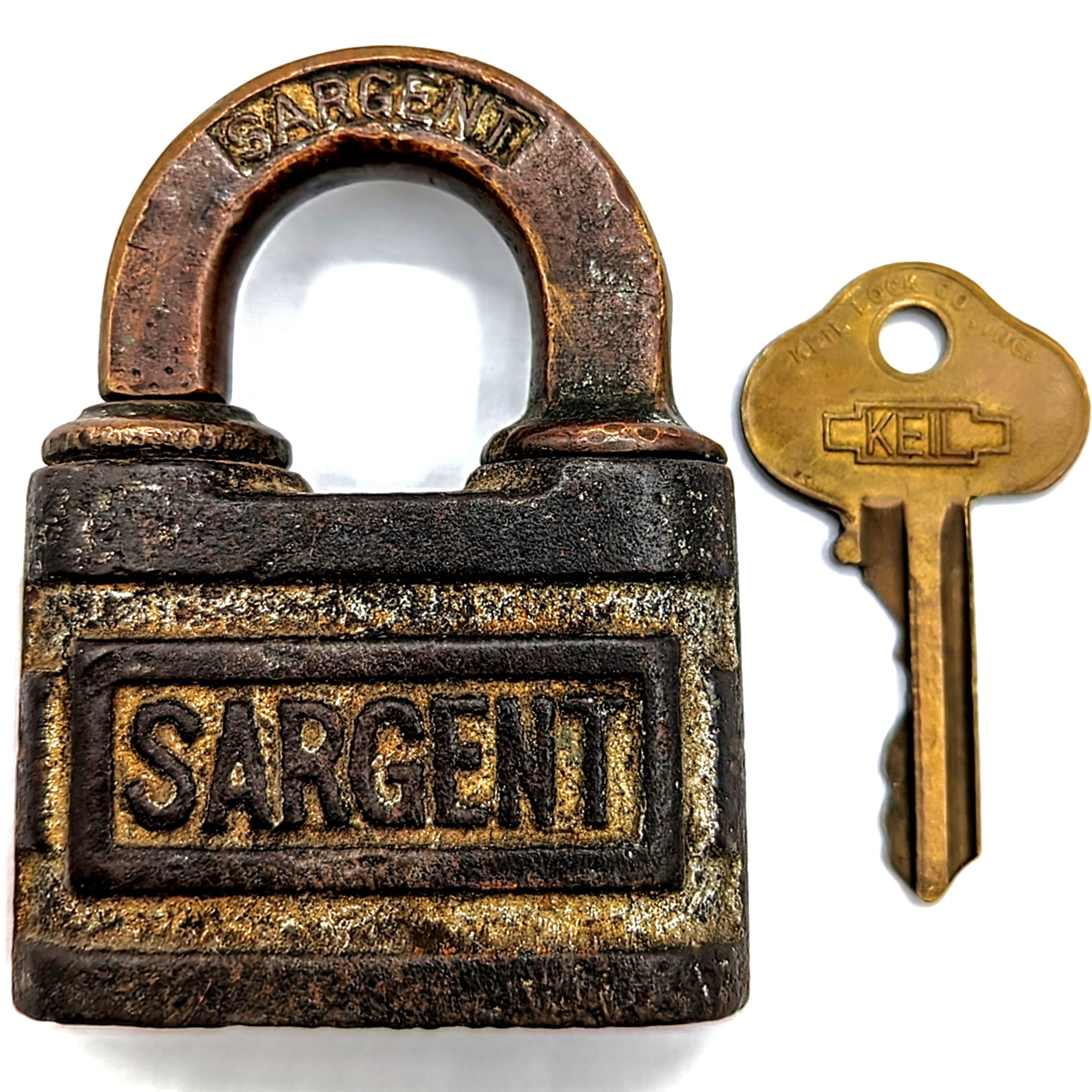 Sargent Padlock With Key - Parry's Vintage
