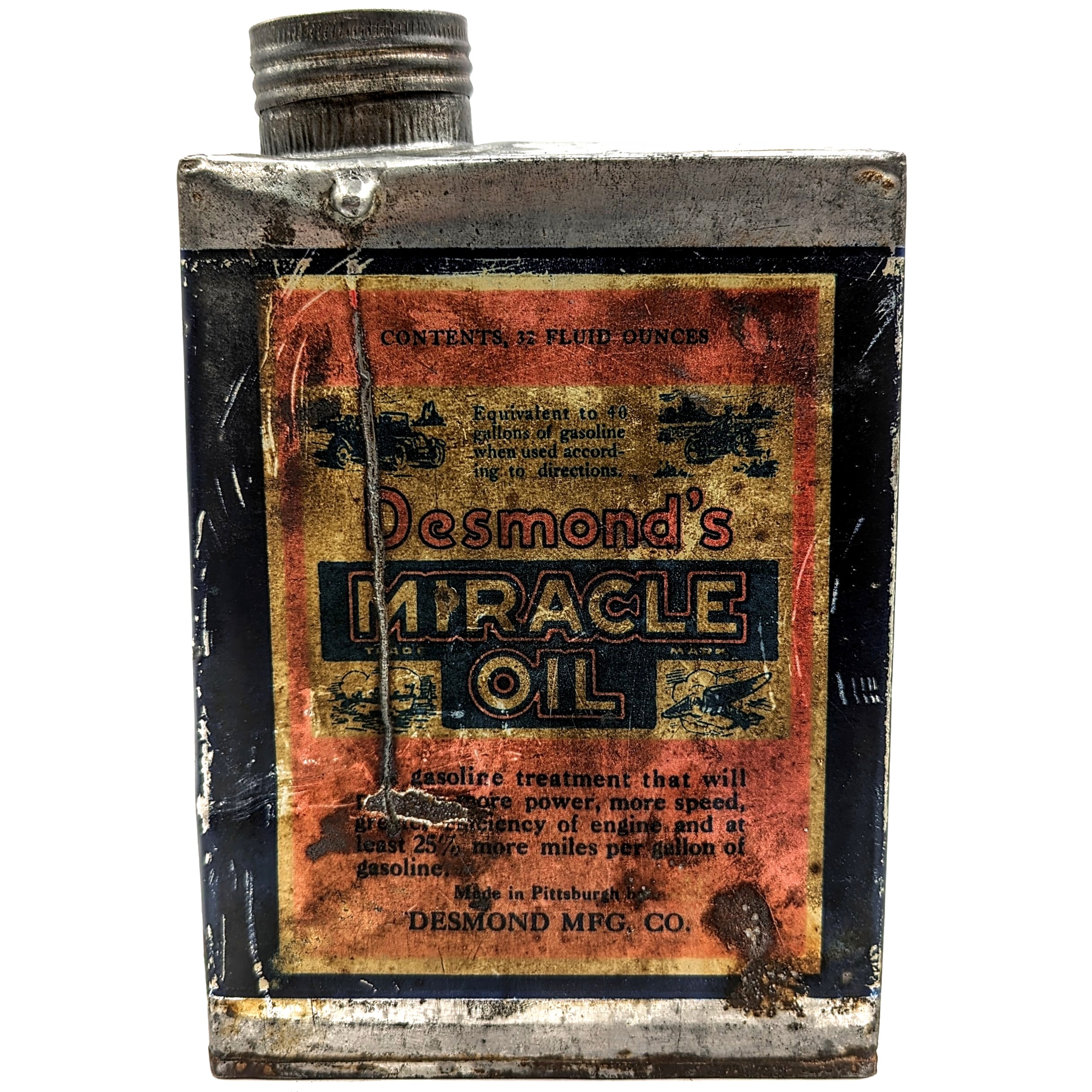 Desmond's Miracle Oil Can - Parry's Vintage