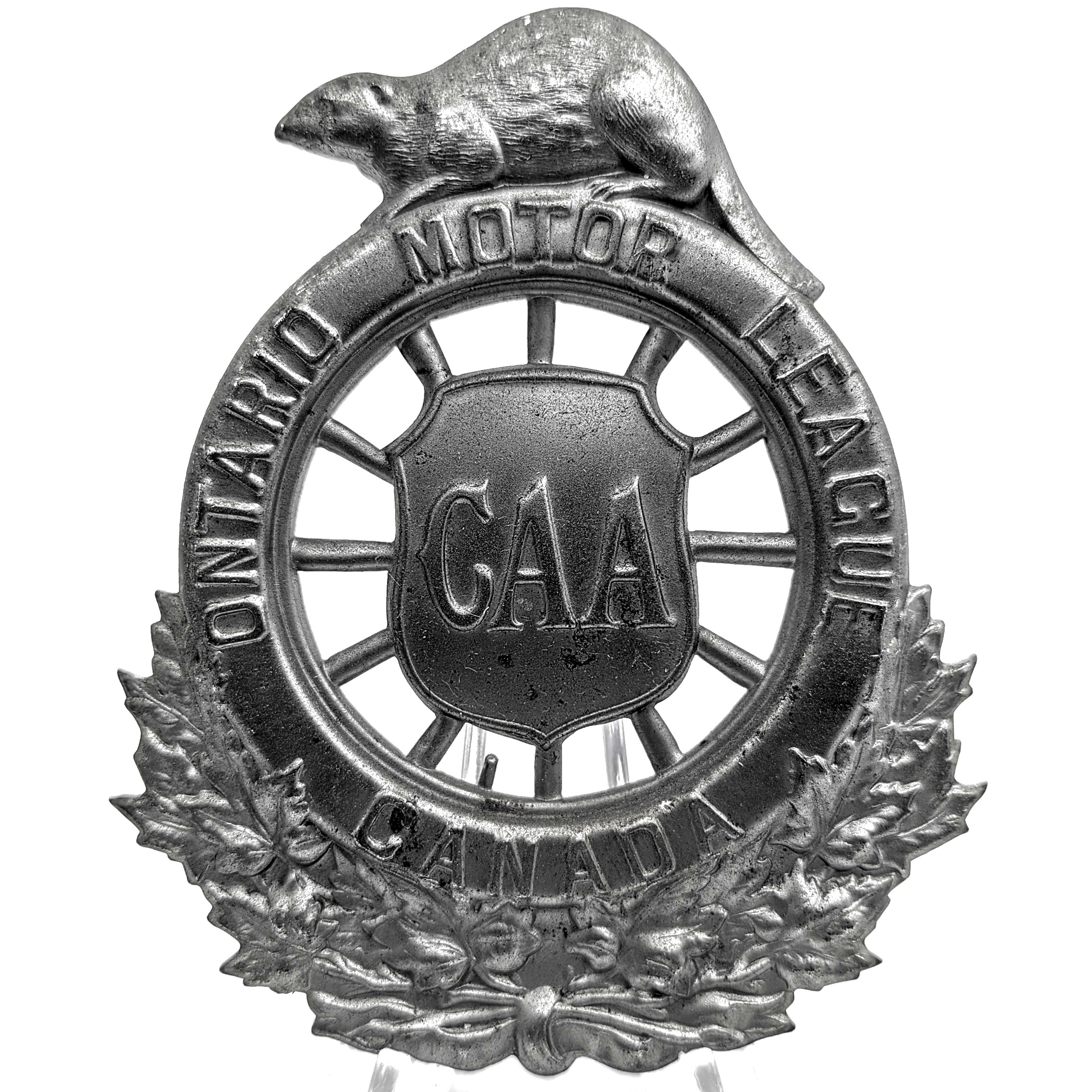 Ontario Motor League CAA Car Badge - Parry's Vintage