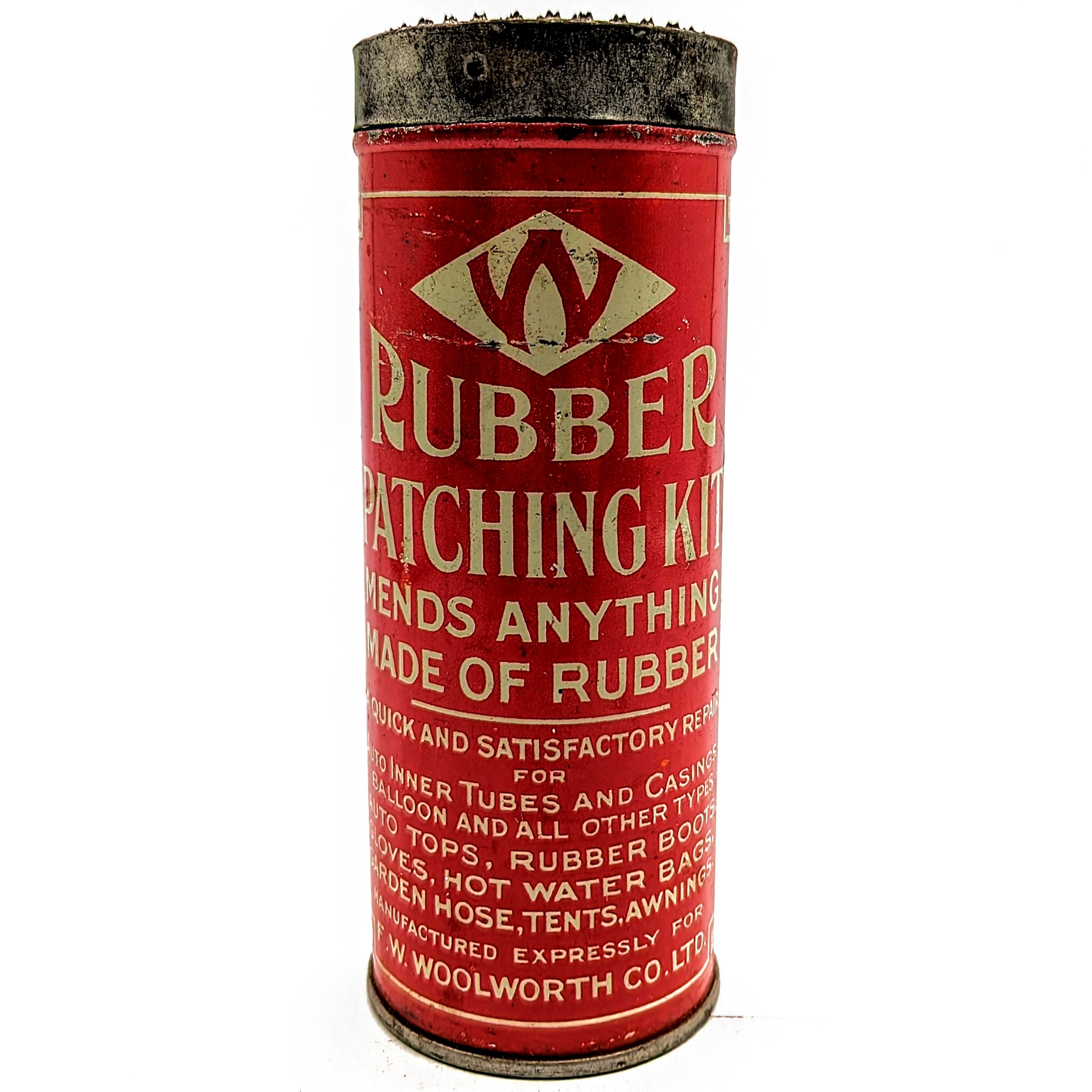 Woolworth Rubber Patching Kit Tin - Parry's Vintage