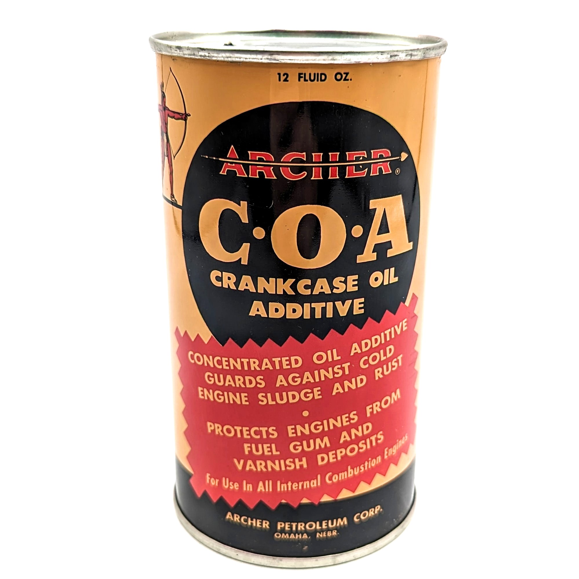 Archer Crankcase Oil Additive Can - Parry's Vintage