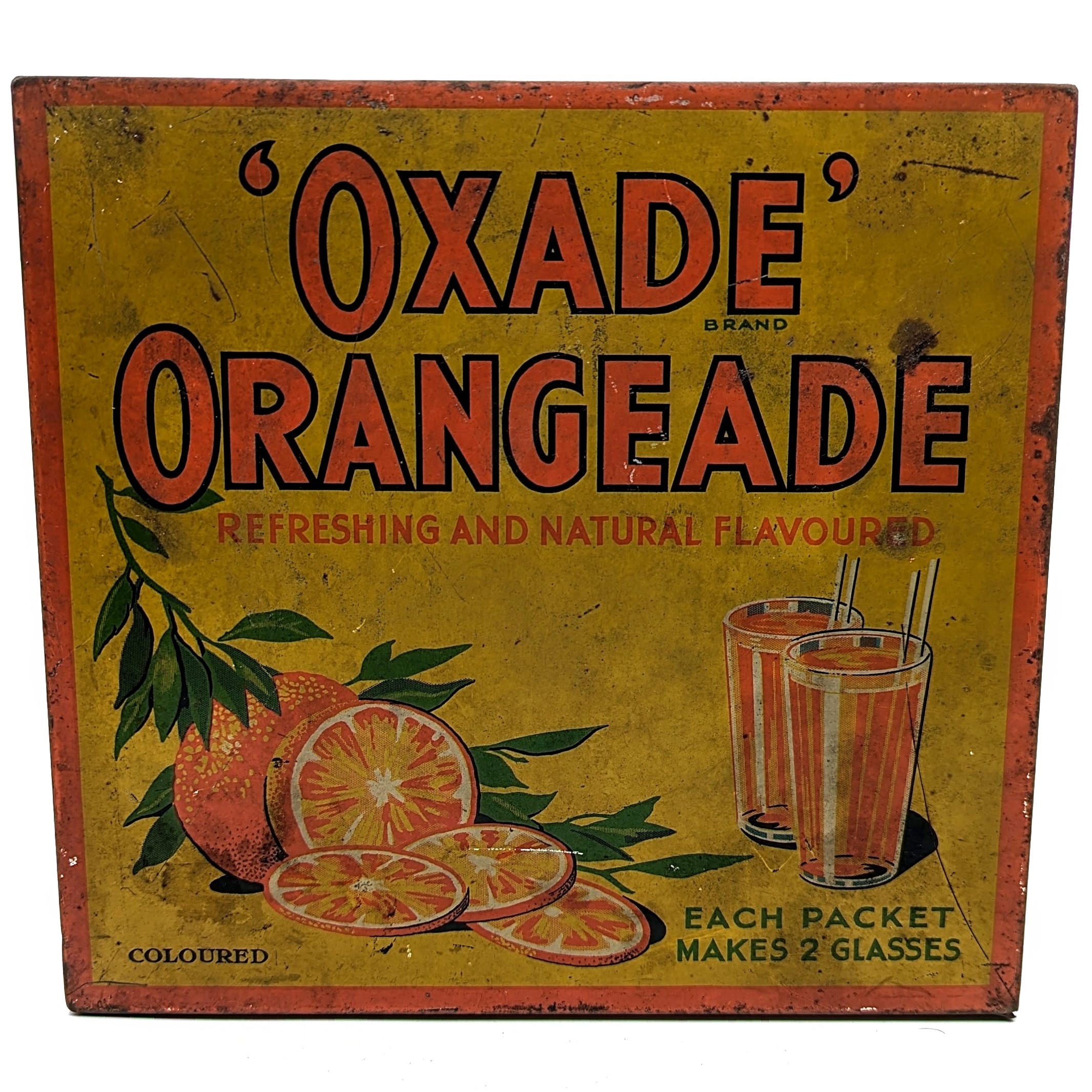 Oxade Orangeade Tin - Parry's Vintage