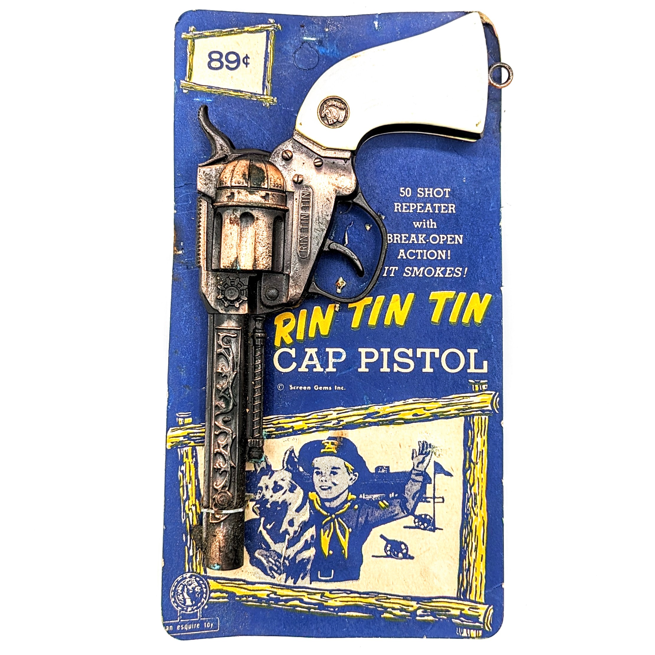 Rin Tin Tin Cap Pistol - Parry's Vintage