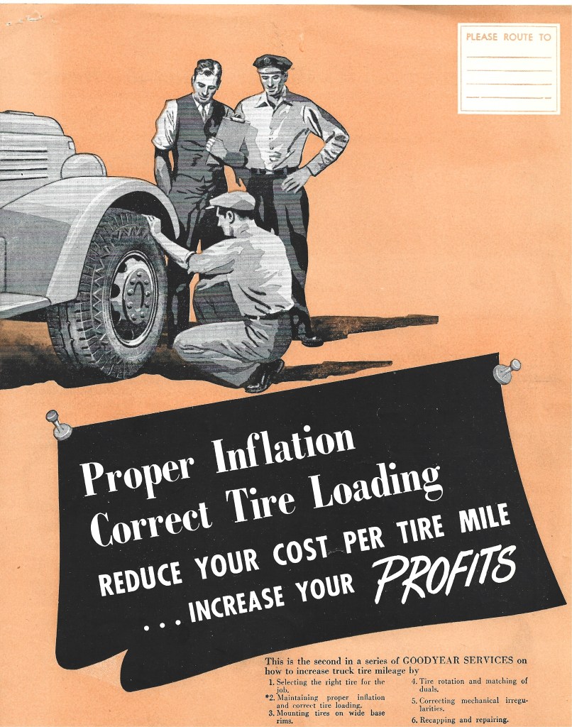Goodyear Services Proper Inflation Brochure - Parry's Vintage