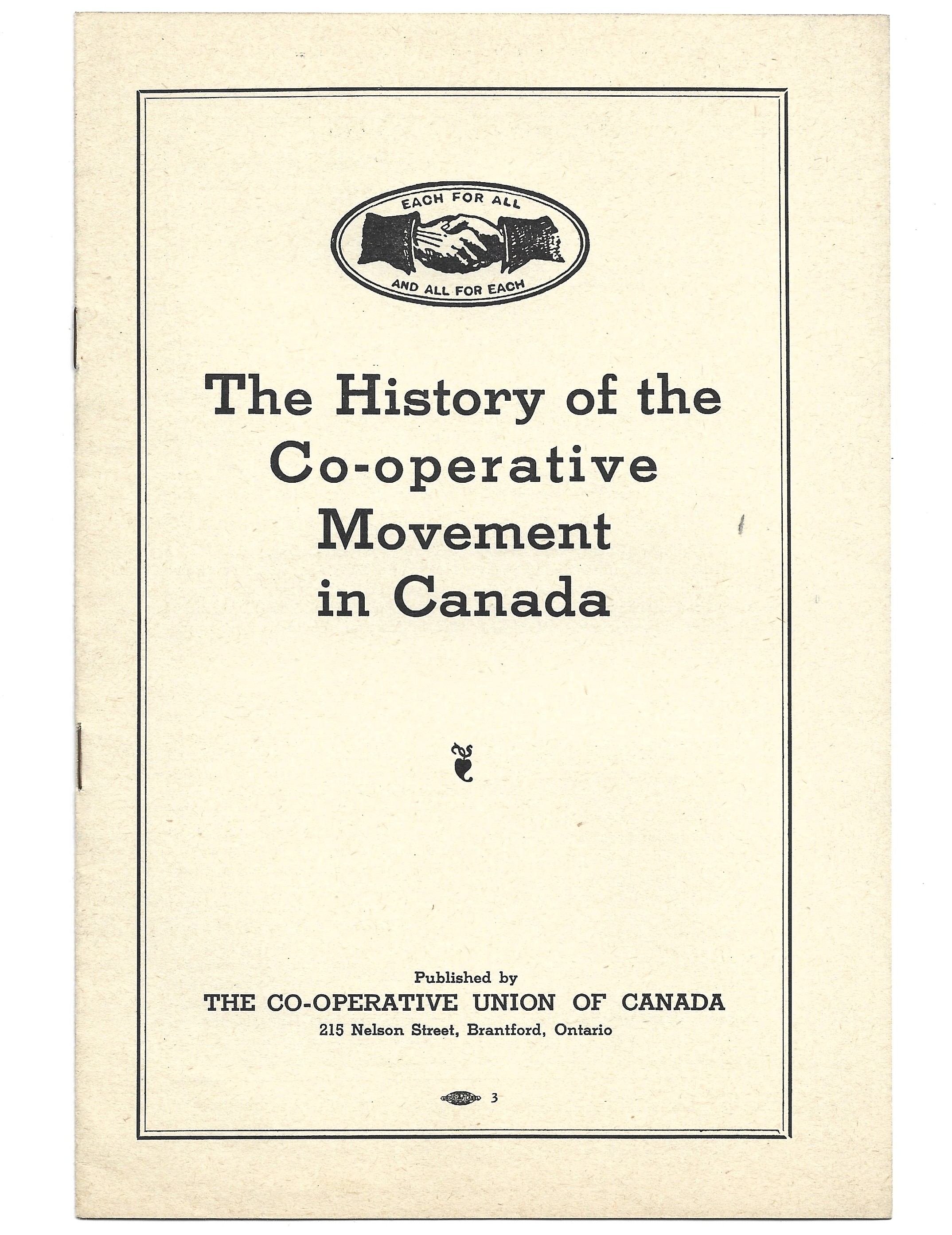 The History of the Co-operative Movement in Canada - Parry's Vintage