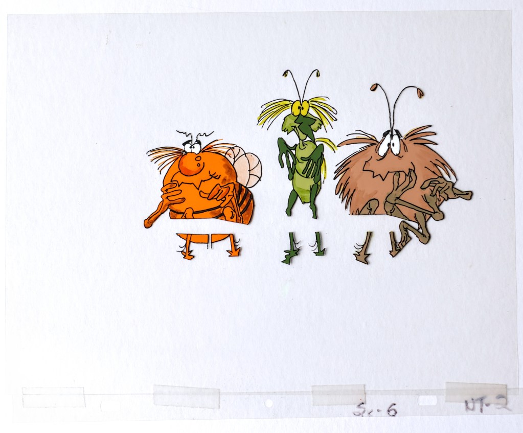 Raid Bug Spray Animation Production Cel - Parry's Vintage