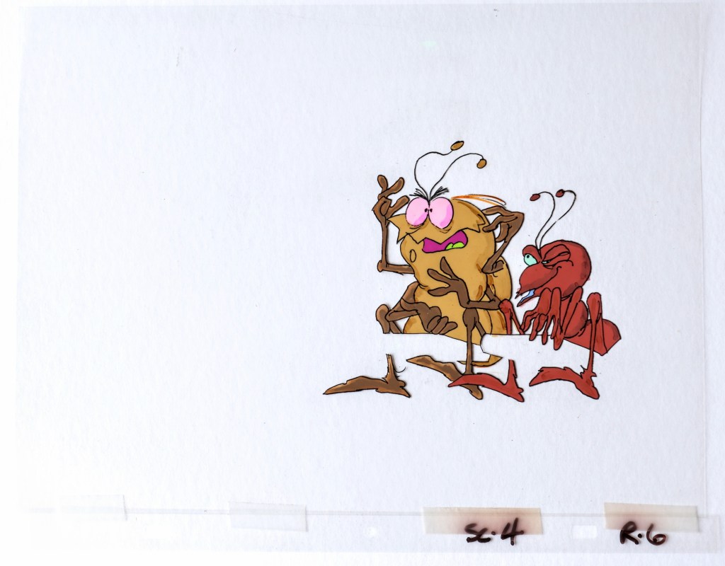 Raid Bug Spray Animation Production Cel - Parry's Vintage