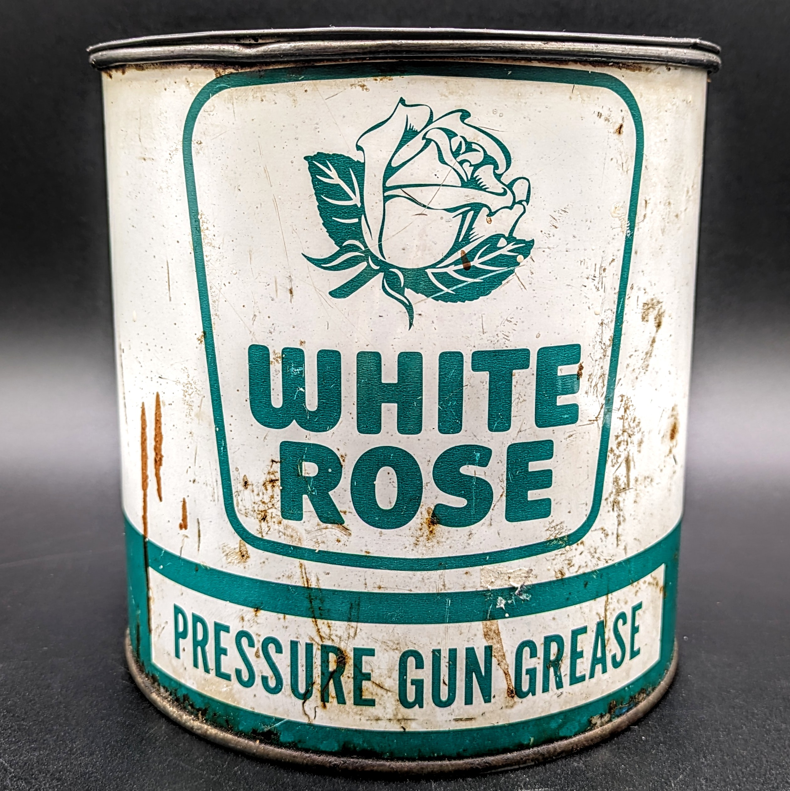 White Rose Pressure Gun Grease 5 Pound Can - Parry's Vintage