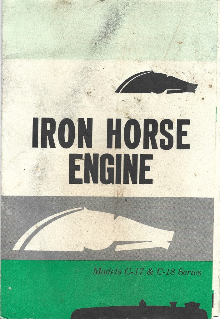 Iron Horse Engine Models C-17 & C-18 Fold-Out Brochure - Parry's Vintage