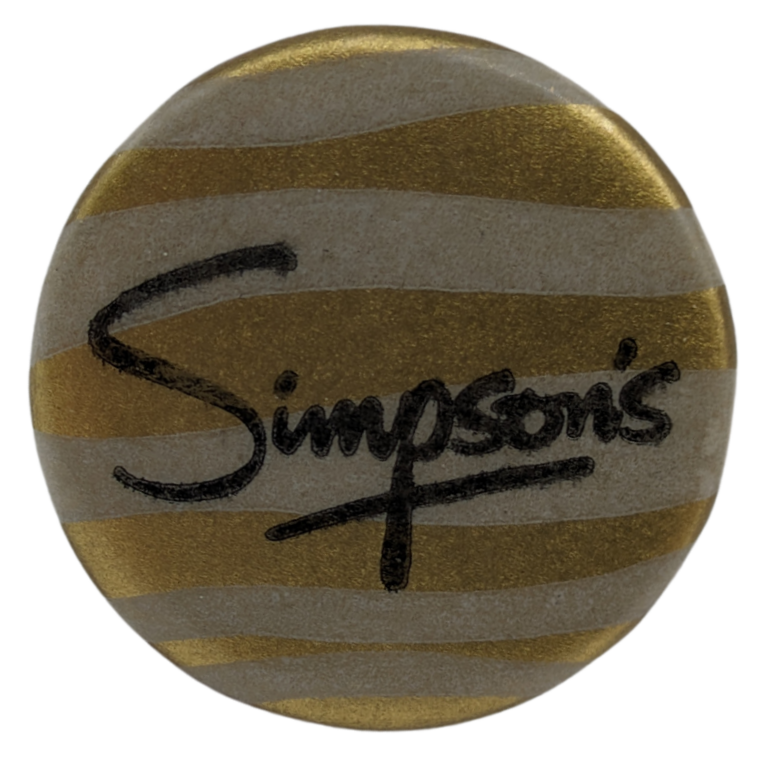 Simpson's Department Store Pinback - Parry's Vintage