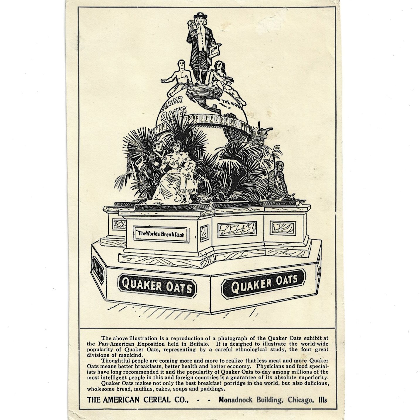 American Cereal Co., Quaker Oats Advertisement - Parry's Vintage