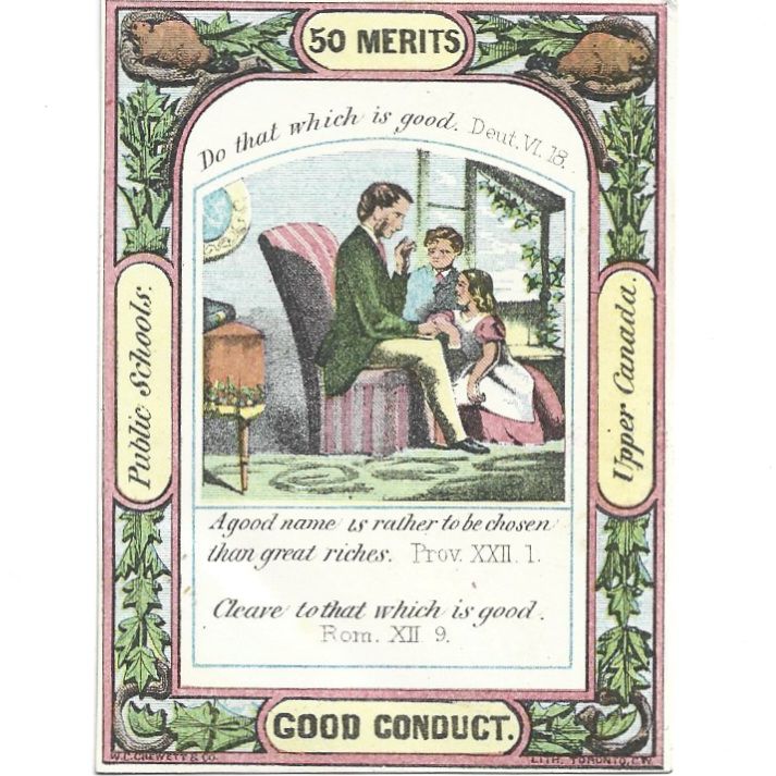 Upper Canada Public School Merit Card - Parry's Vintage