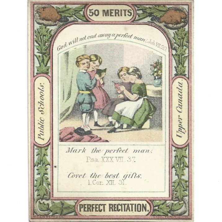 Upper Canada Public School Merit Card - Parry's Vintage