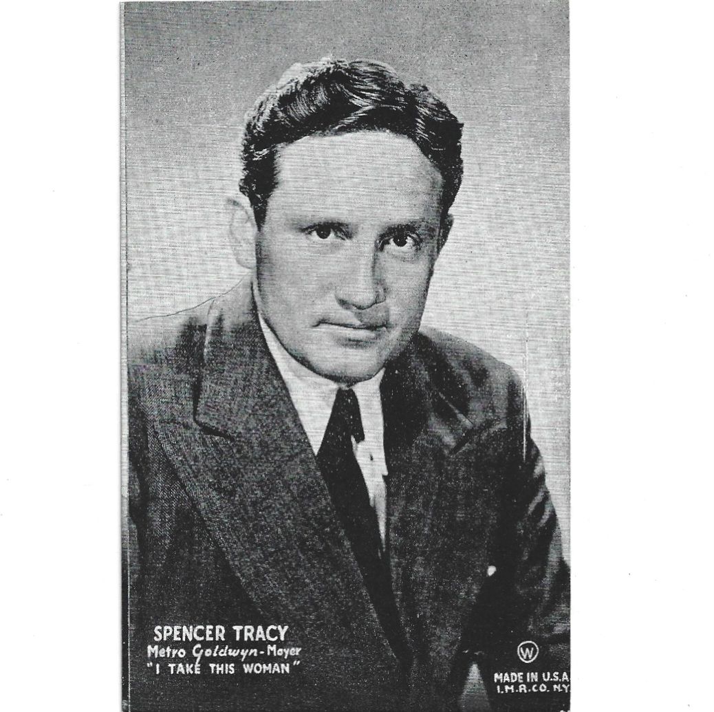 Spencer Tracy Postcard - Parry's Vintage