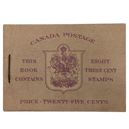Canada Postage 3 Cent Stamp Book - Parry's Vintage