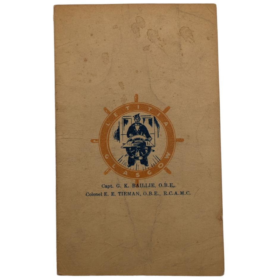 1945 Mystic Order of the Golden Dragon Acceptance Card - Parry's Vintage