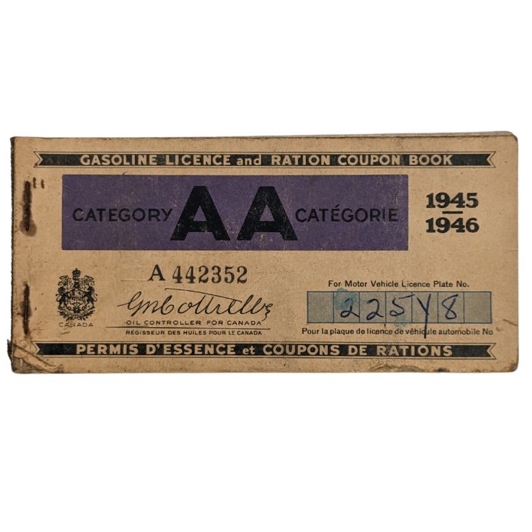 WWII Gasoline Ration Book - Parry's Vintage