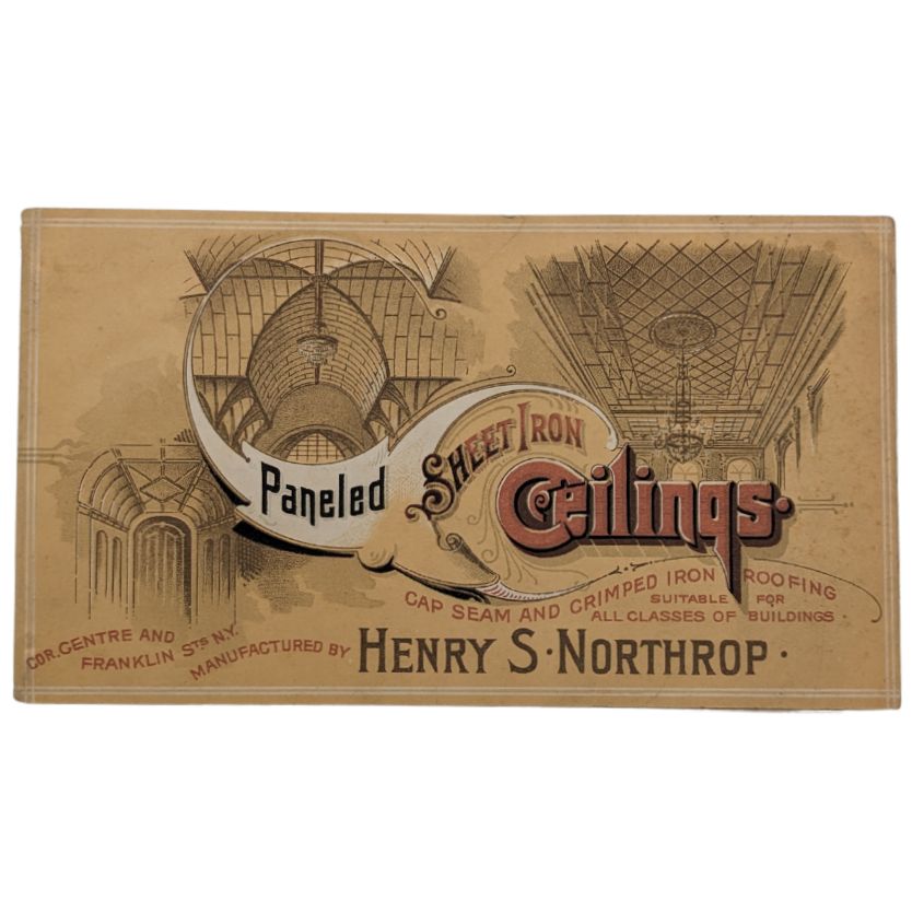 Paneled Sheet Iron Ceilings Catalogue - Parry's Vintage