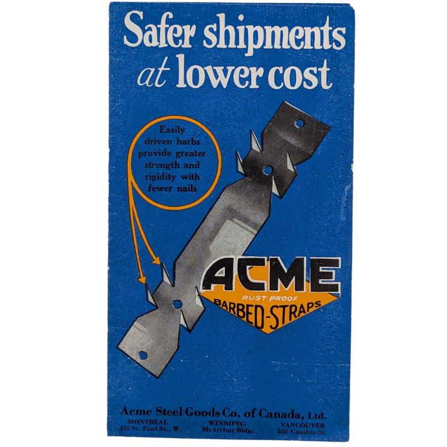 ACME Steel Goods Company Brochure - Parry's Vintage