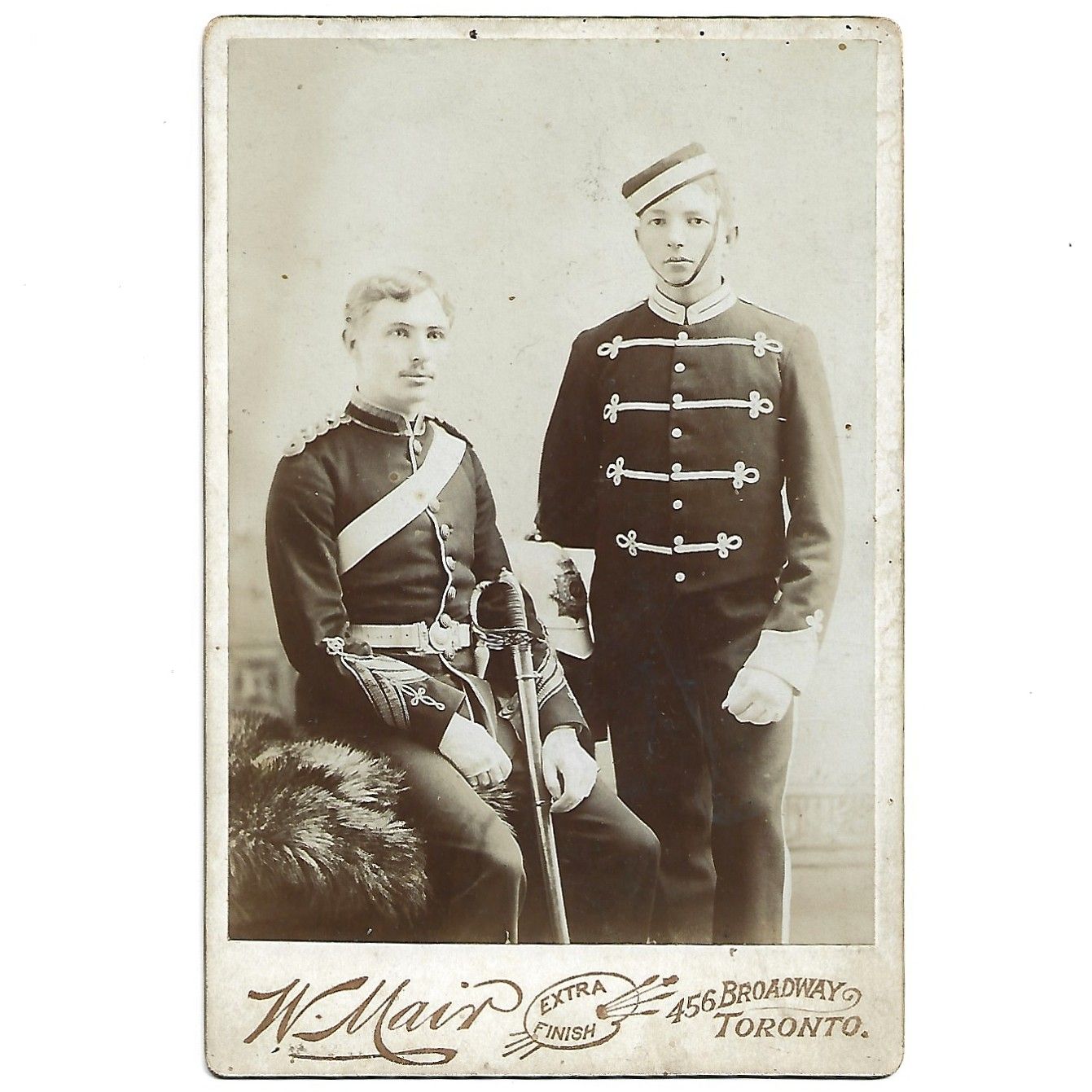 1890's Canadian Soldiers in Uniform - Parry's Vintage