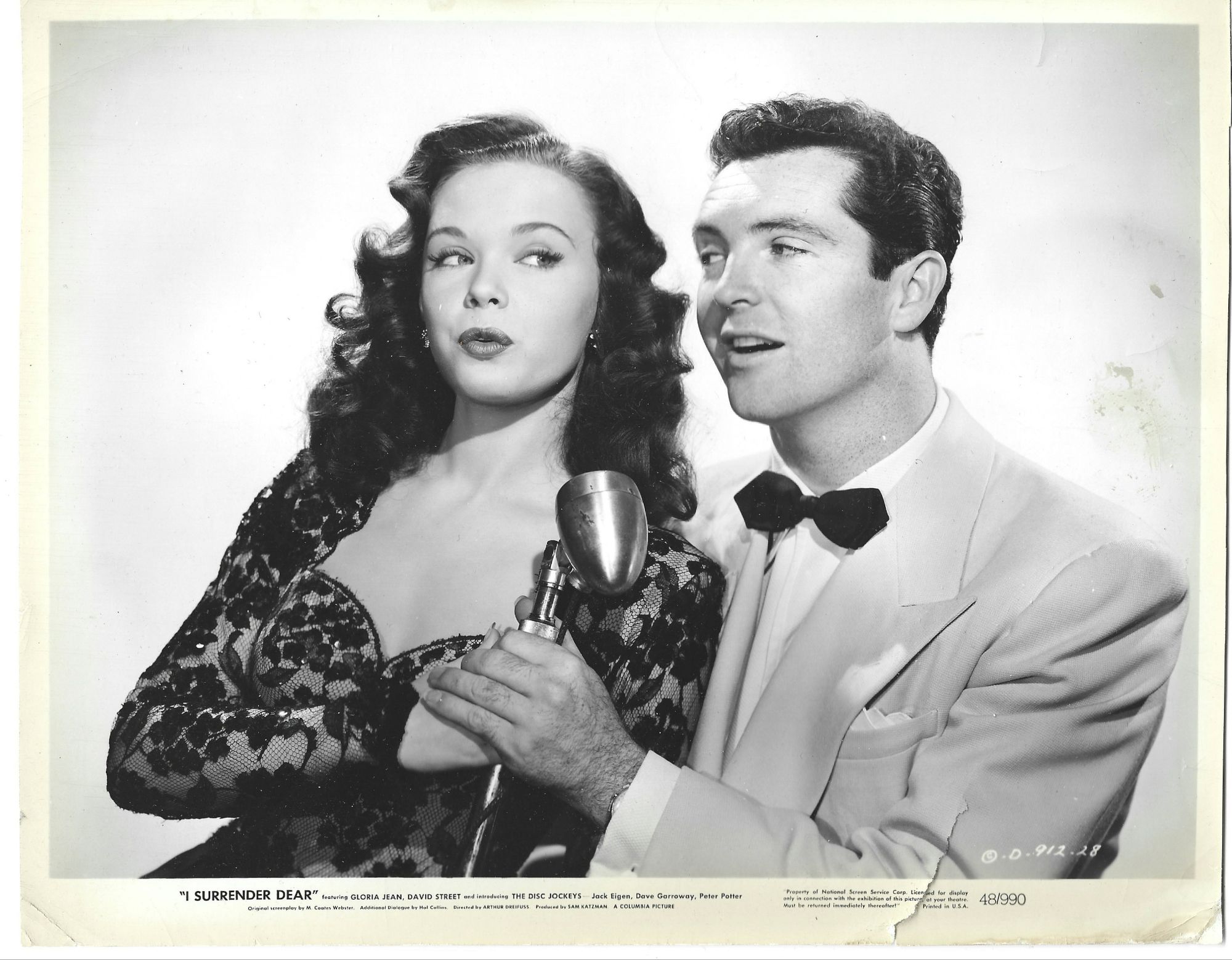 1948 I Surrender Dear Press Photo - Parry's Vintage